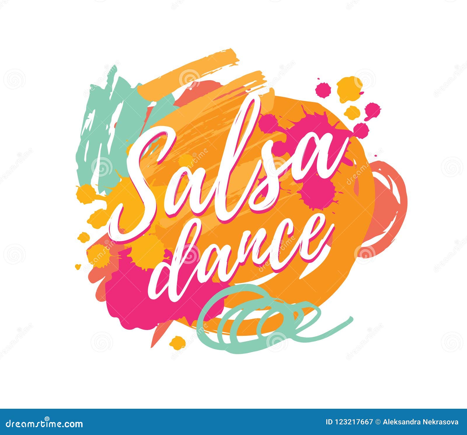 Logotipo Del Vector Del Partido De La Salsa Ilustración del Vector ...