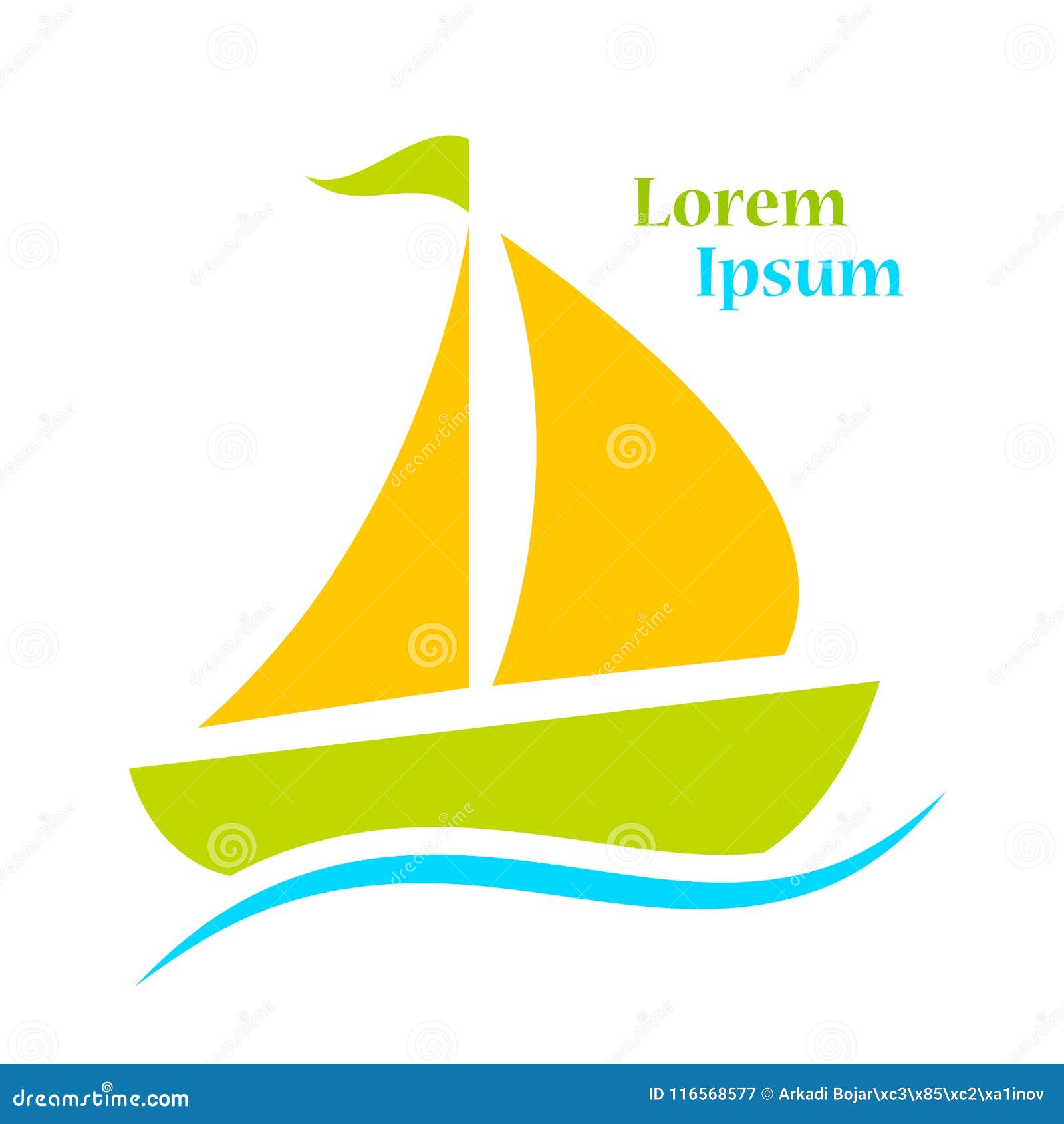 Logotipo Del Vector Del Velero Ilustración del Vector - Ilustración de ...