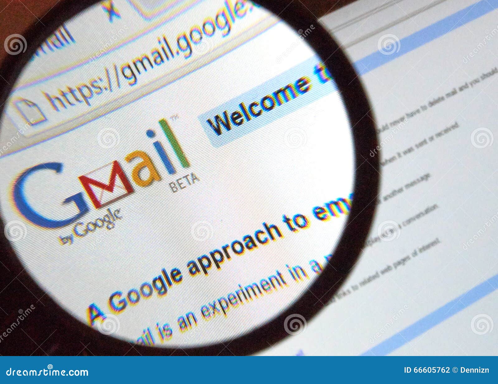 Logotipo Del Viejo Estilo De Gmail Fotografía editorial - Imagen de ...