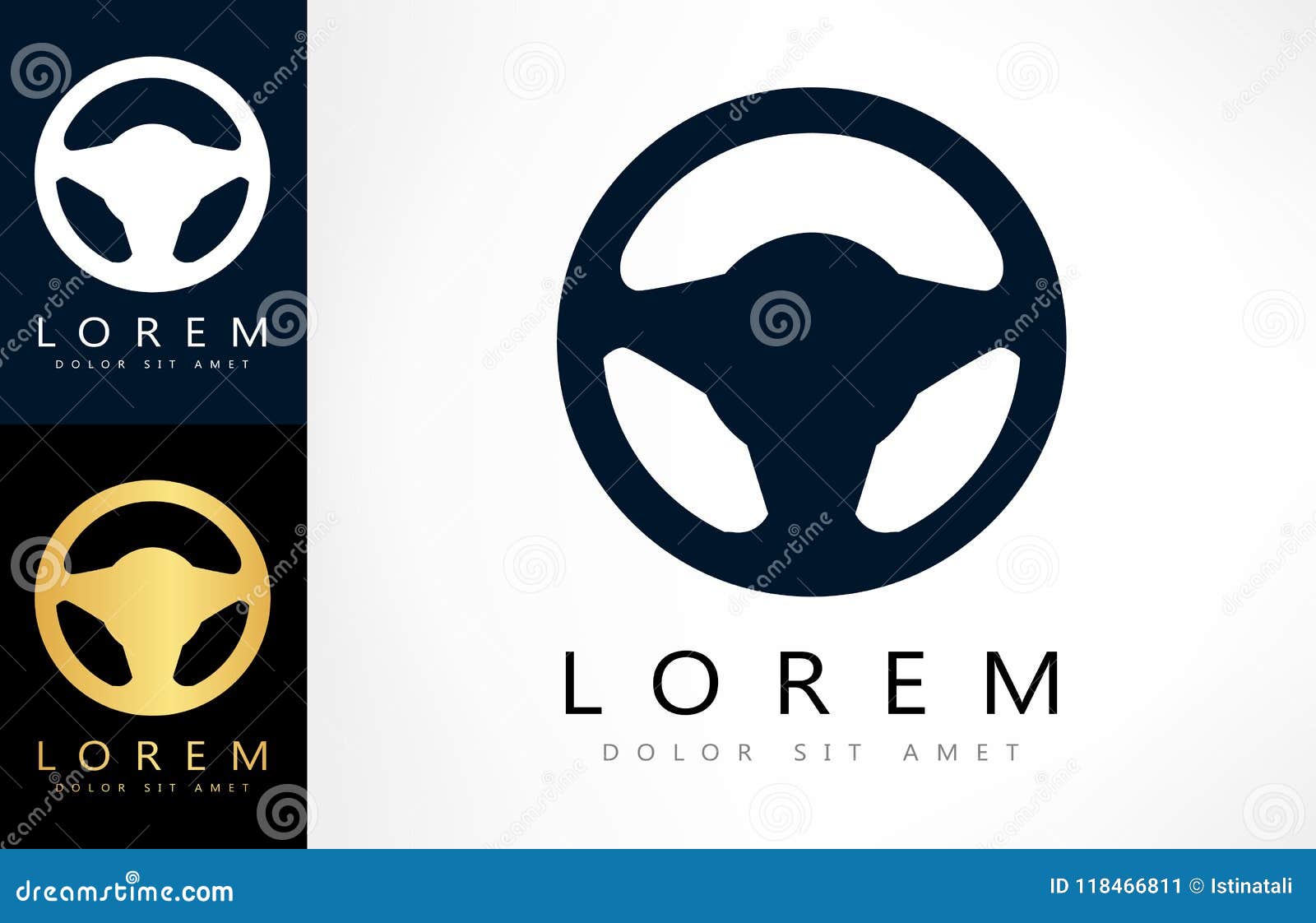 Logotipo del volante ilustración del vector. Ilustración de movimiento ...