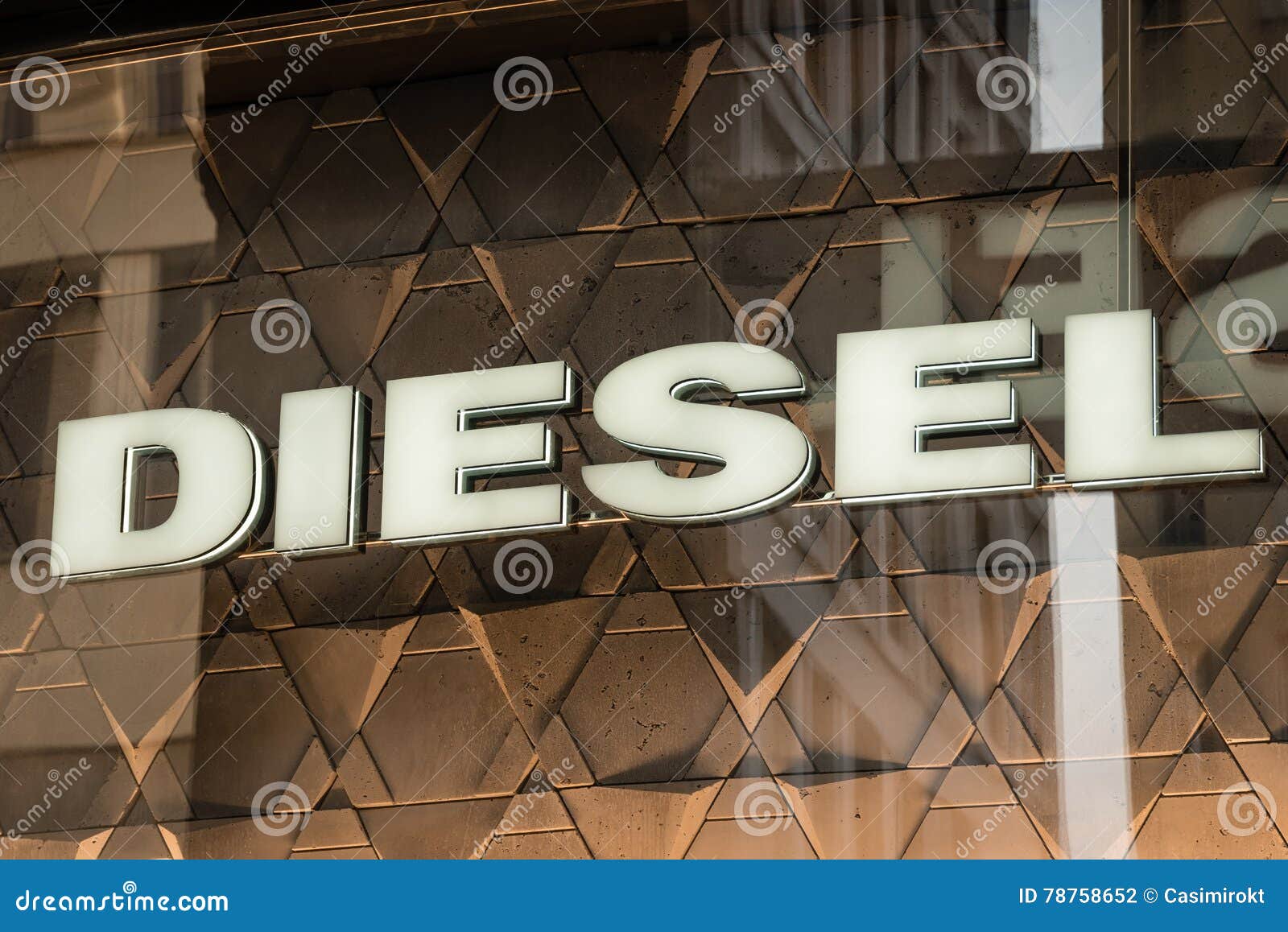 Logotipo diesel fotografía editorial. Imagen de casa - 78758652