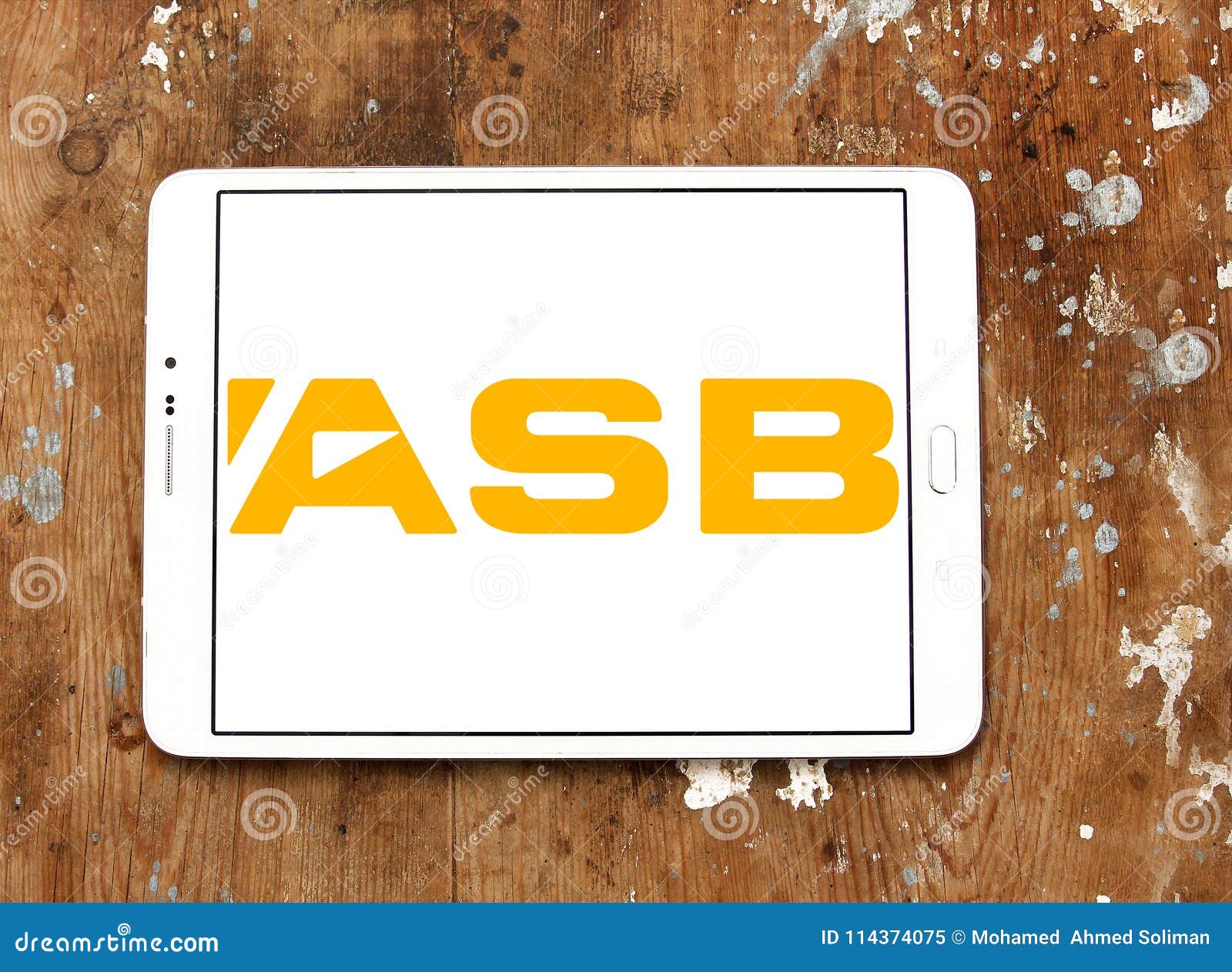 Logotipo do banco de ASB imagem editorial. Imagem de multinacional ...
