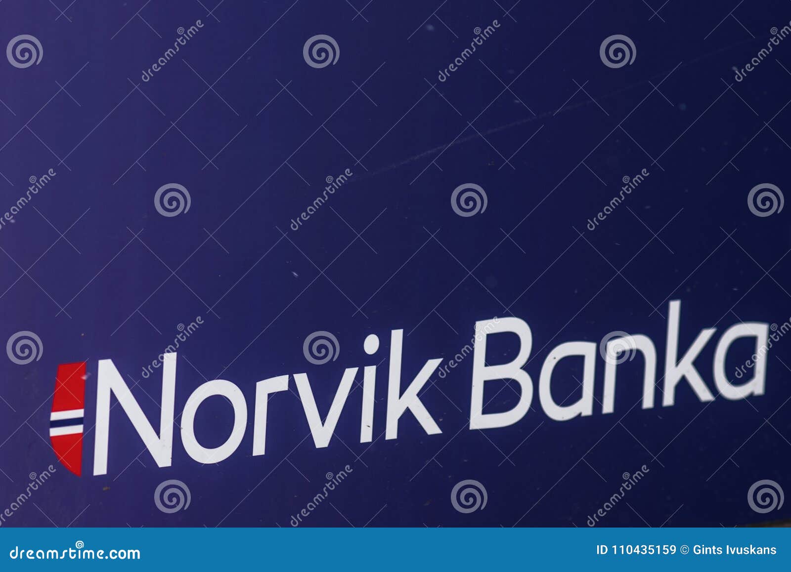 Logotipo Do Banco De Norvik Imagem de Stock Editorial - Imagem de banco ...