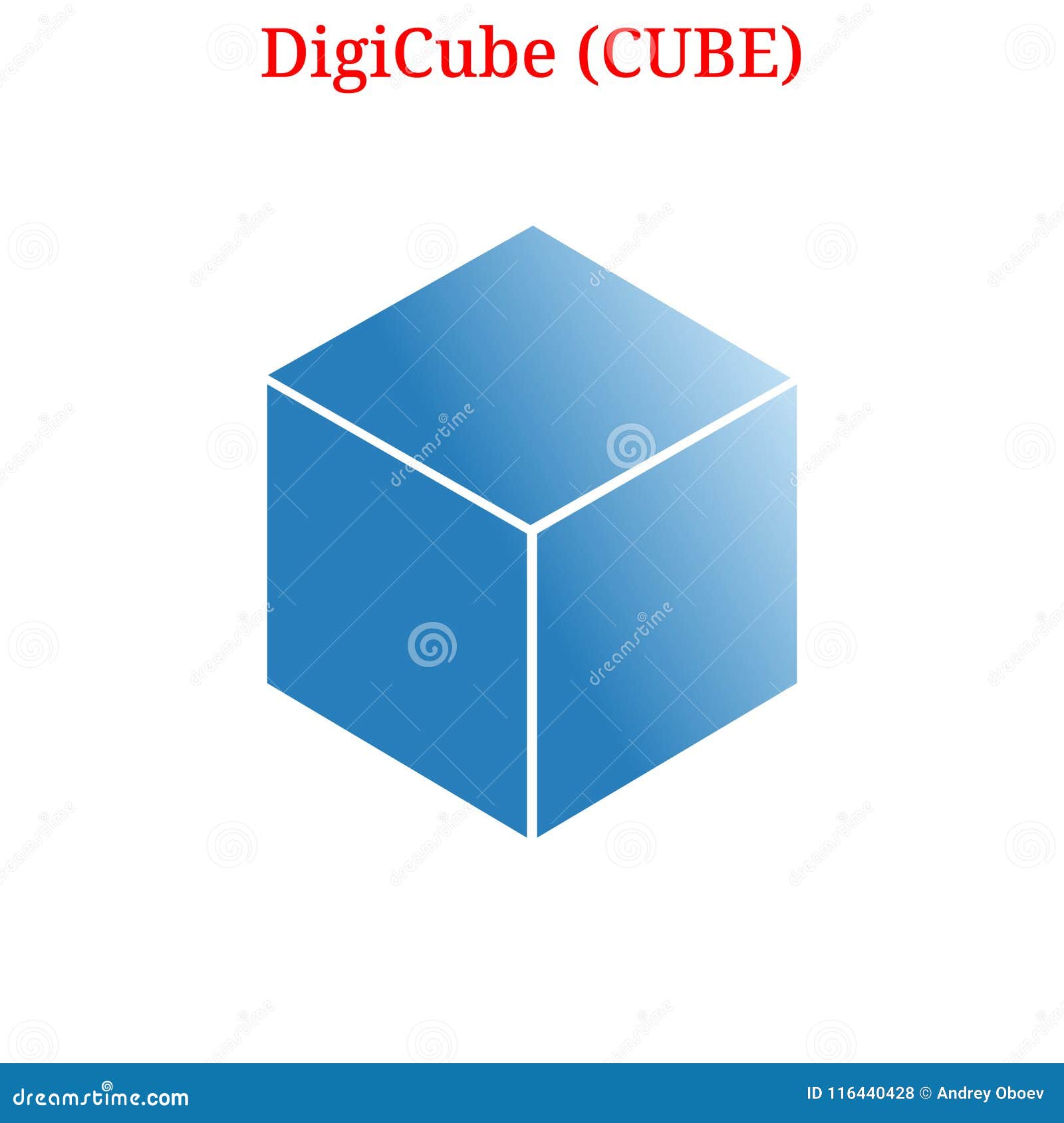 Logotipo Do CUBO De DigiCube Do Vetor Ilustração do Vetor - Ilustração ...