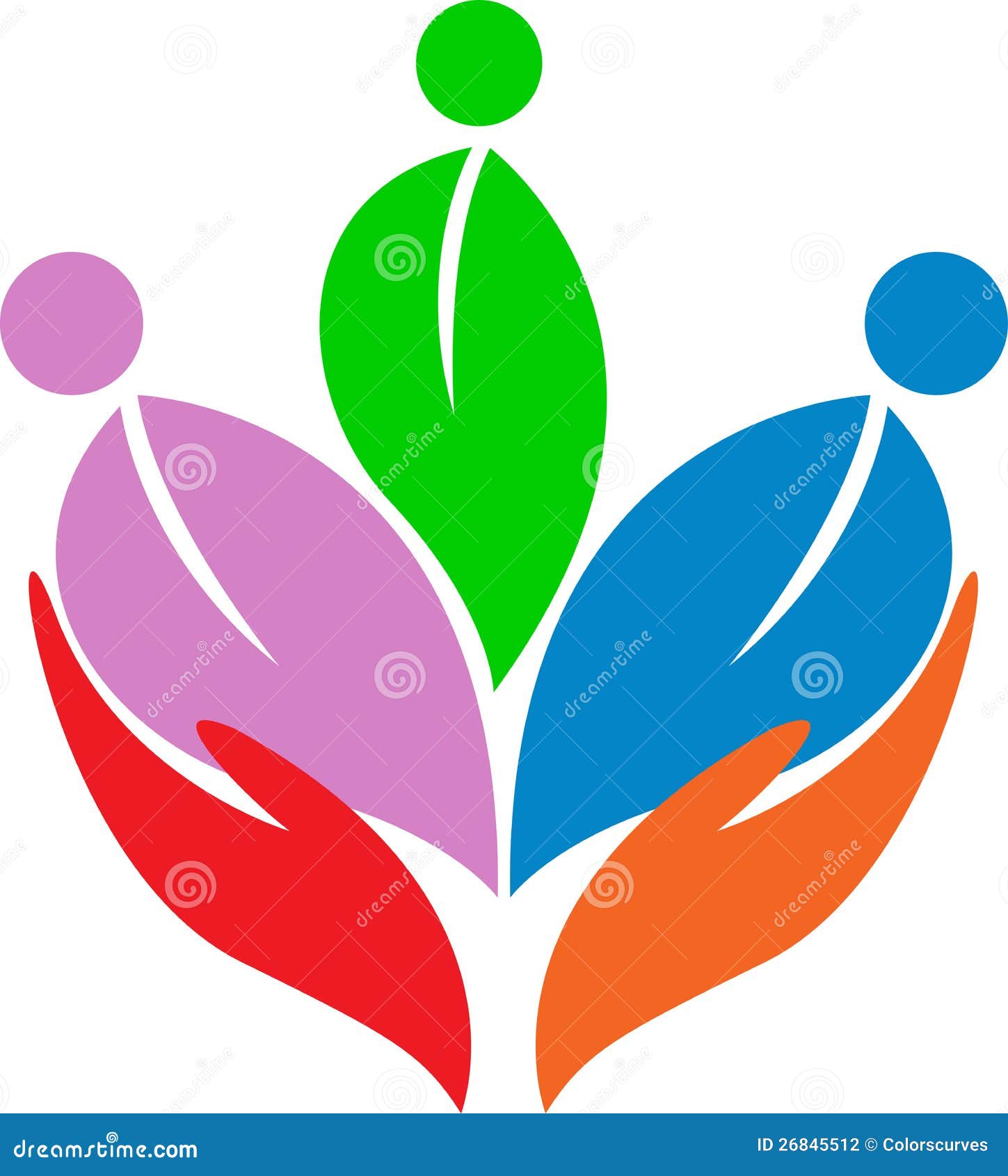 Logotipo do cuidado ilustração do vetor. Ilustração de arte - 26845512