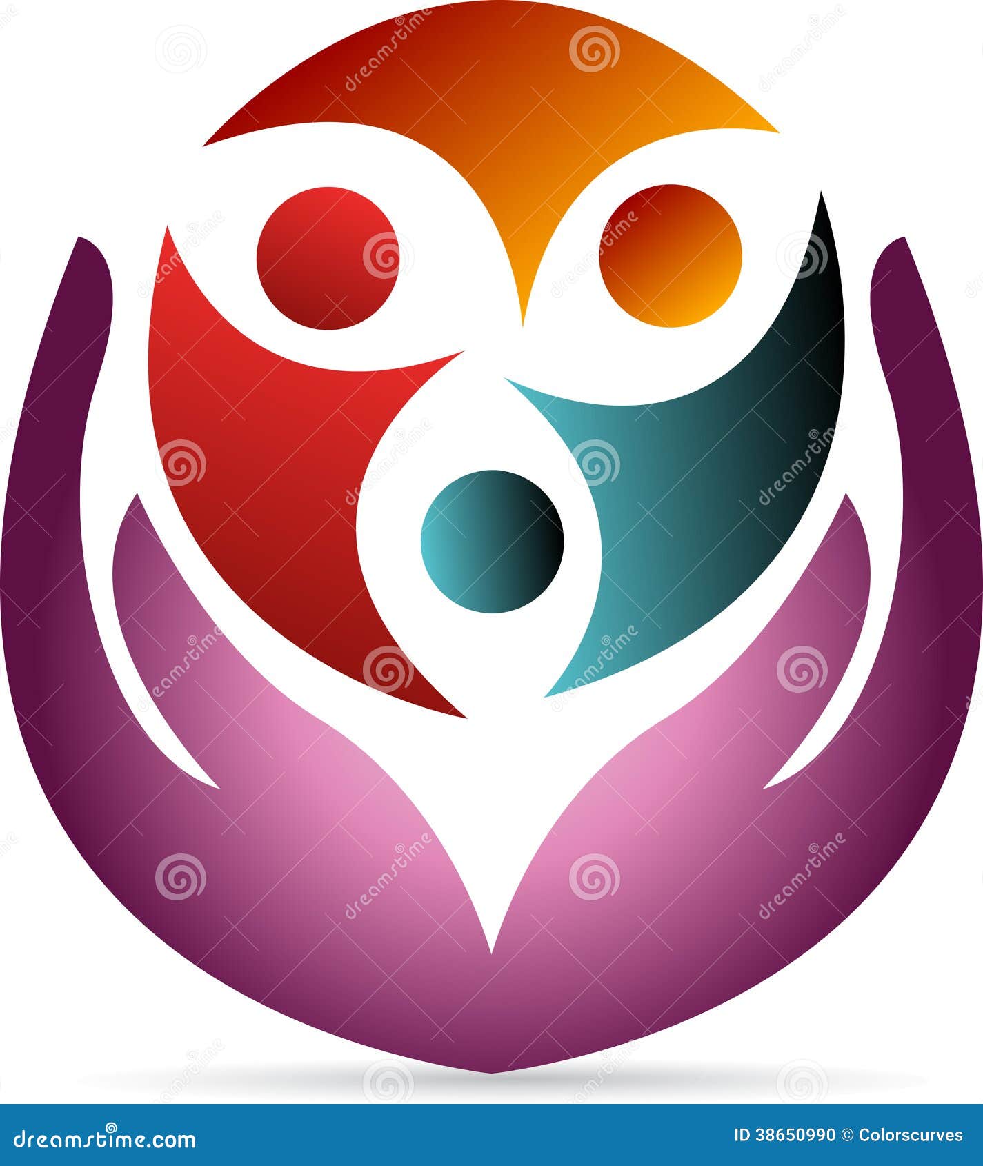 Logotipo do cuidado ilustração do vetor. Ilustração de logotipo - 38650990