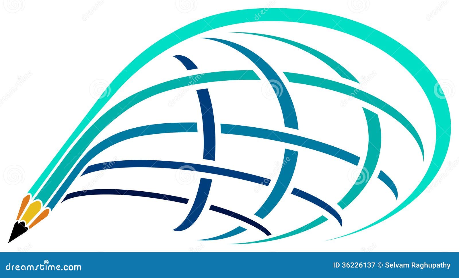 Logotipo do curso ilustração stock. Ilustração de busca - 36226137