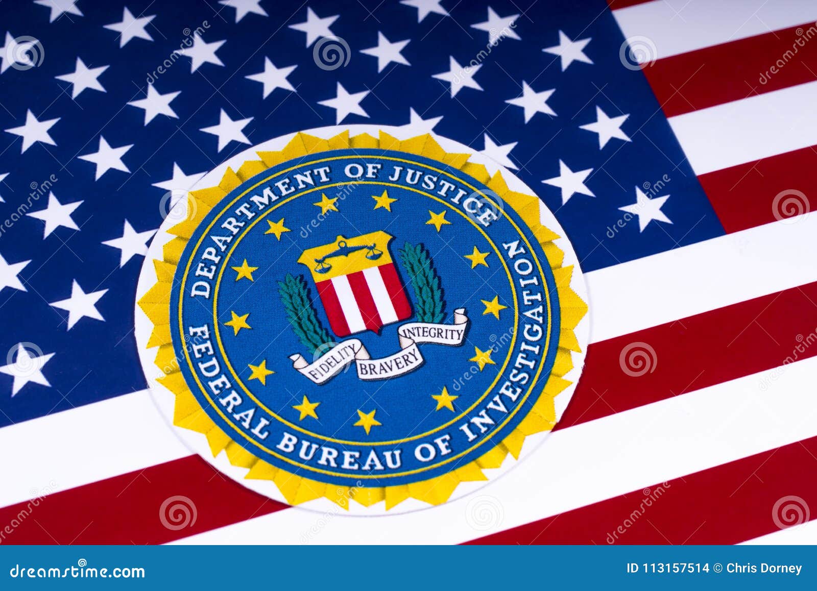 Logotipo Do FBI E a Bandeira Dos EUA Imagem de Stock Editorial - Imagem ...