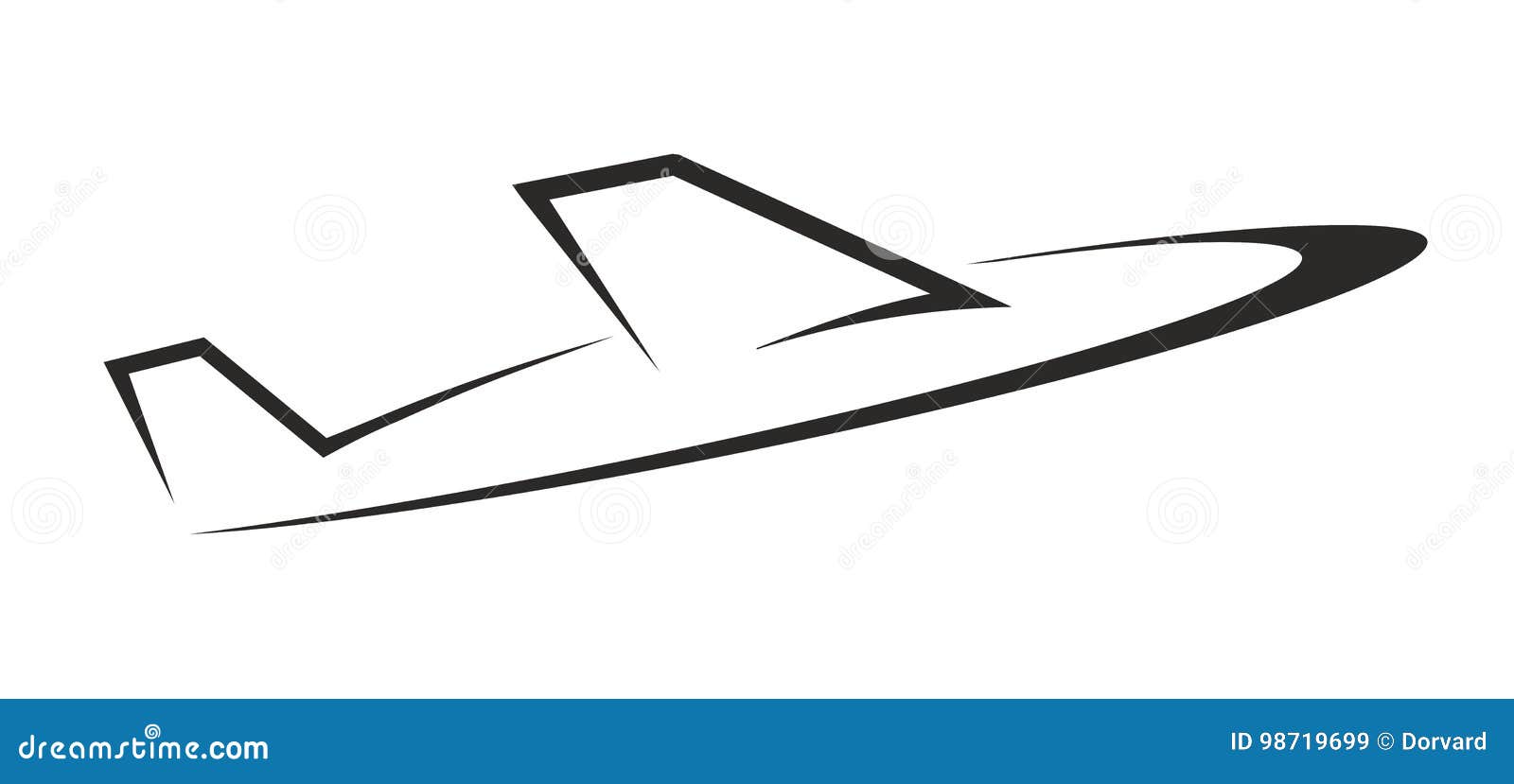 Logotipo do jato no vetor ilustração do vetor. Ilustração de ornato ...