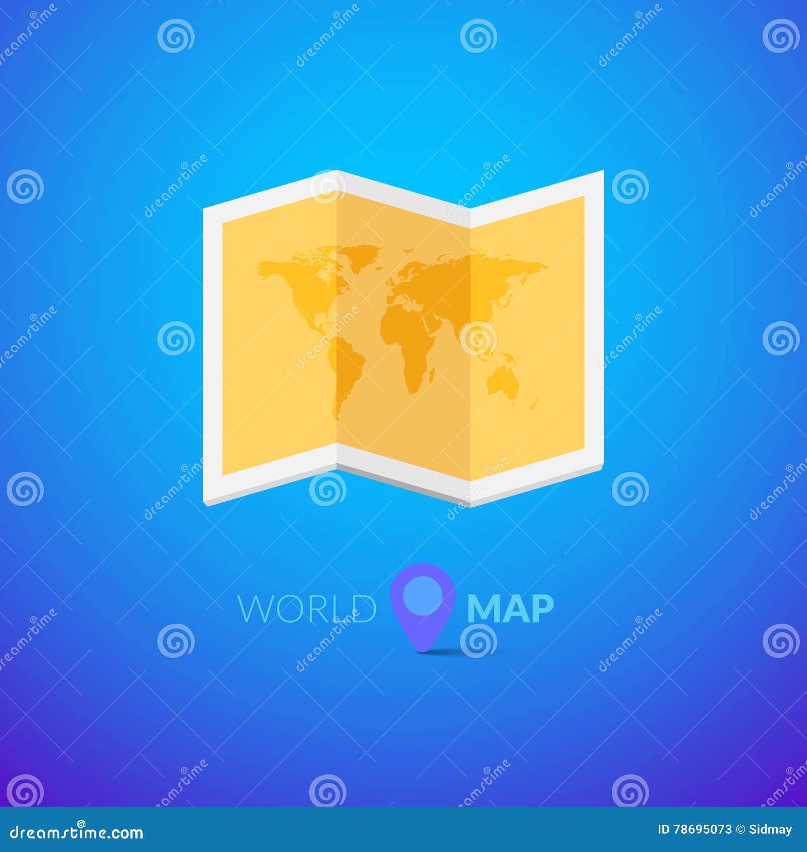 Logotipo Do Mapa Do Mundo Com Ponteiro Ilustração do Vetor - Ilustração ...
