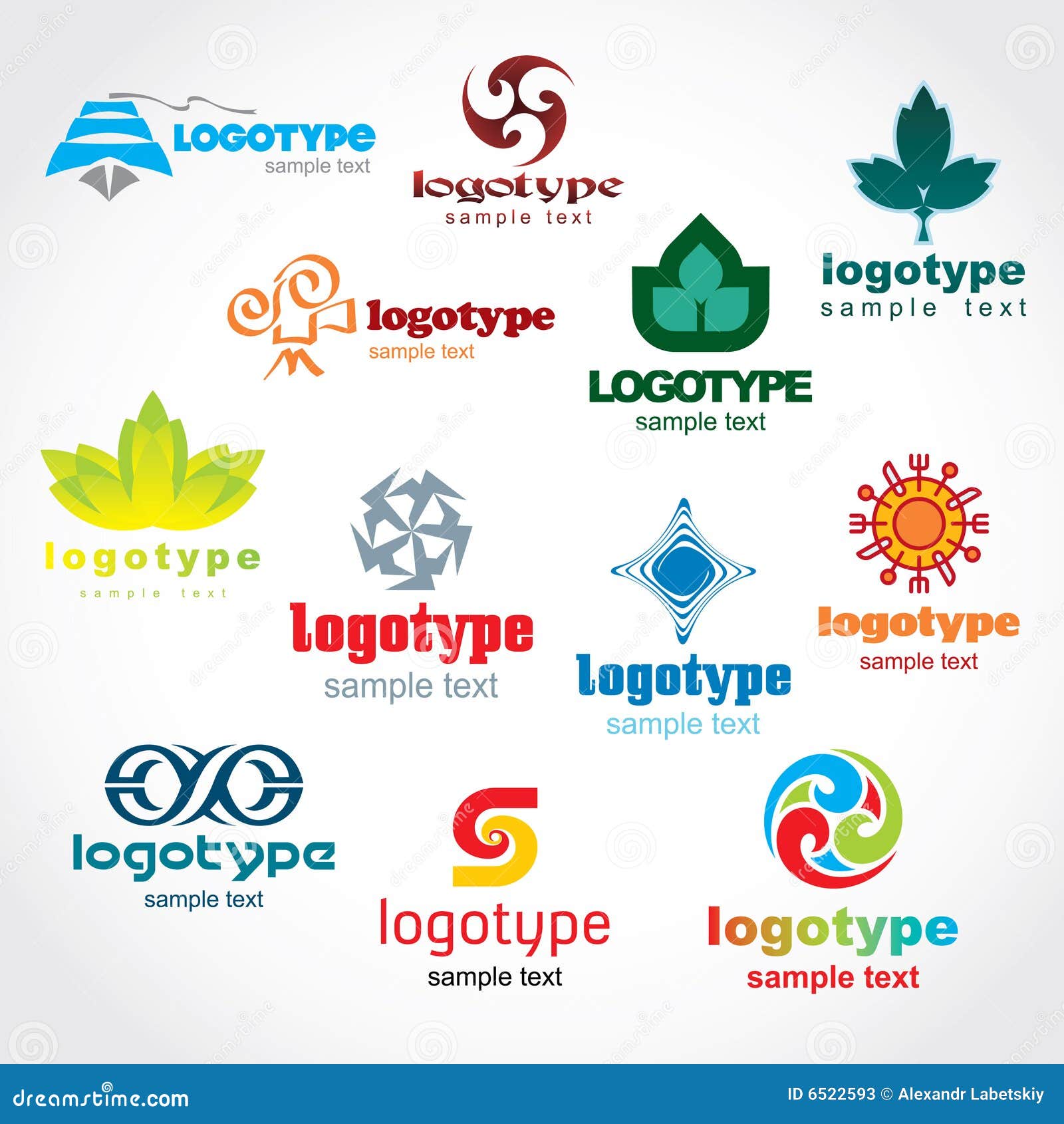 Logotipo do molde ilustração do vetor. Ilustração de ambiente - 6522593