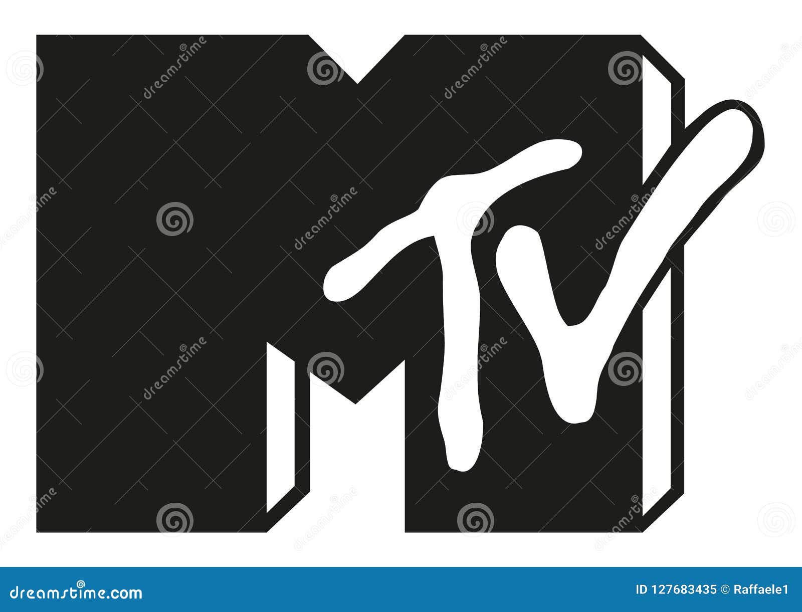 Logotipo do Mtv imagem editorial. Ilustração de formato - 127683435