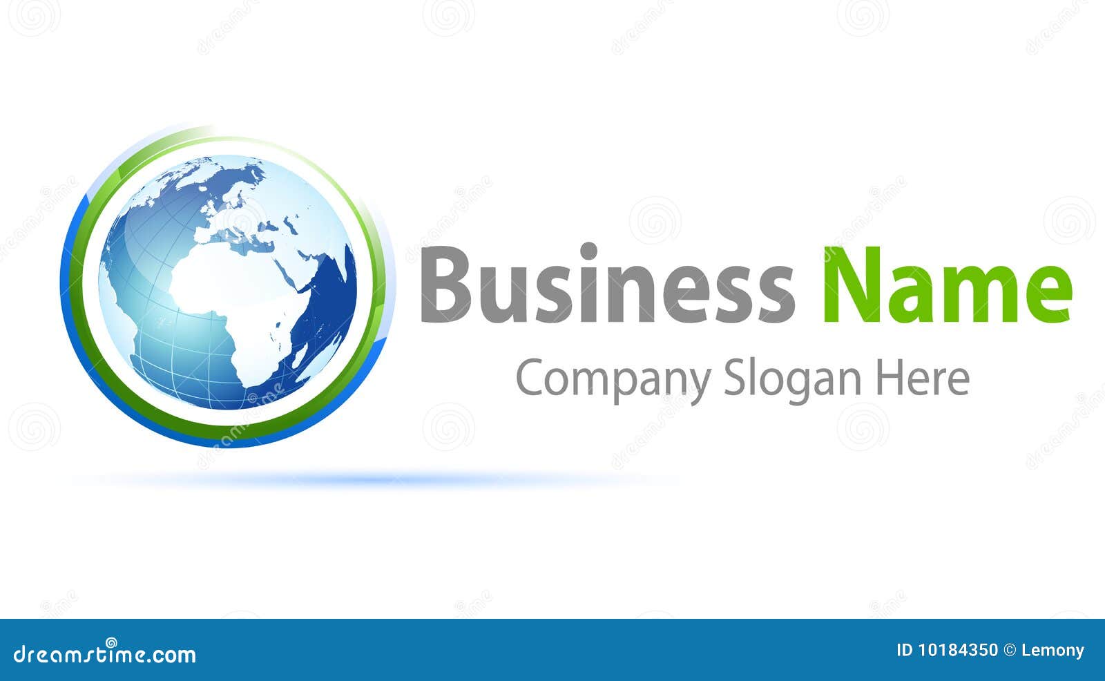 Logotipo do mundo ilustração do vetor. Ilustração de ambiente - 10184350