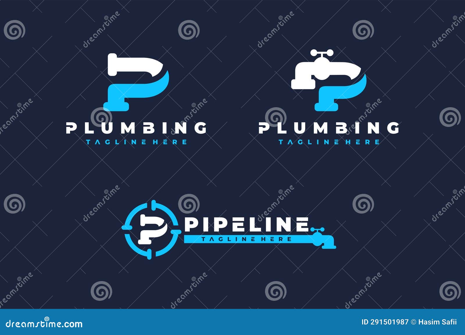 Logotipo Do Pipe De Letra P Ilustração do Vetor - Ilustração de ...