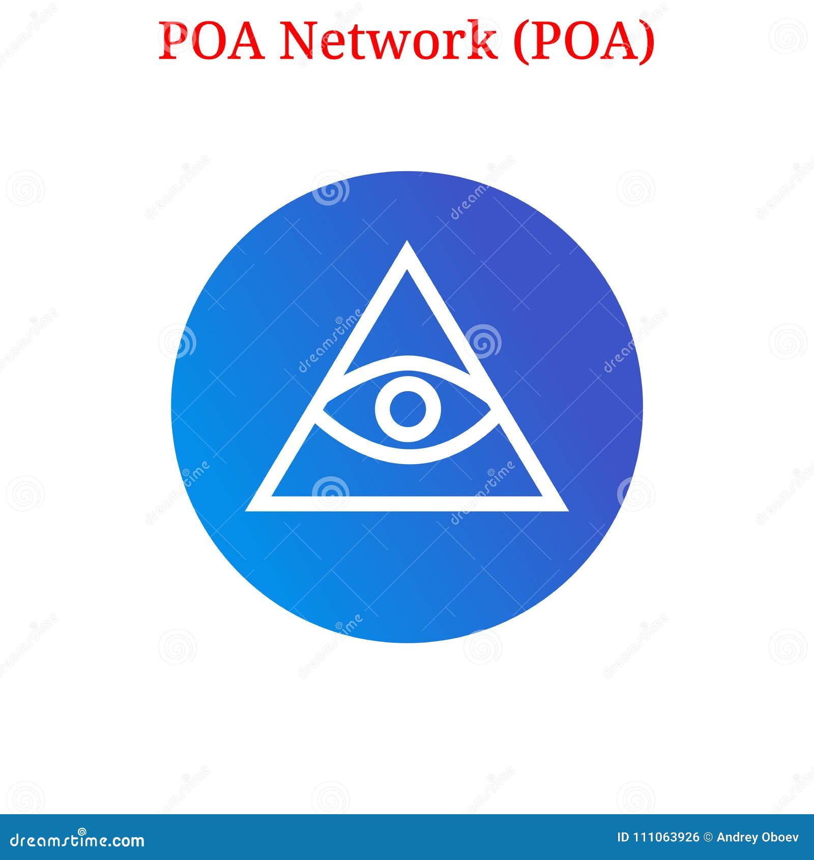 Logotipo Do POA Da Rede Do POA Do Vetor Ilustração do Vetor ...