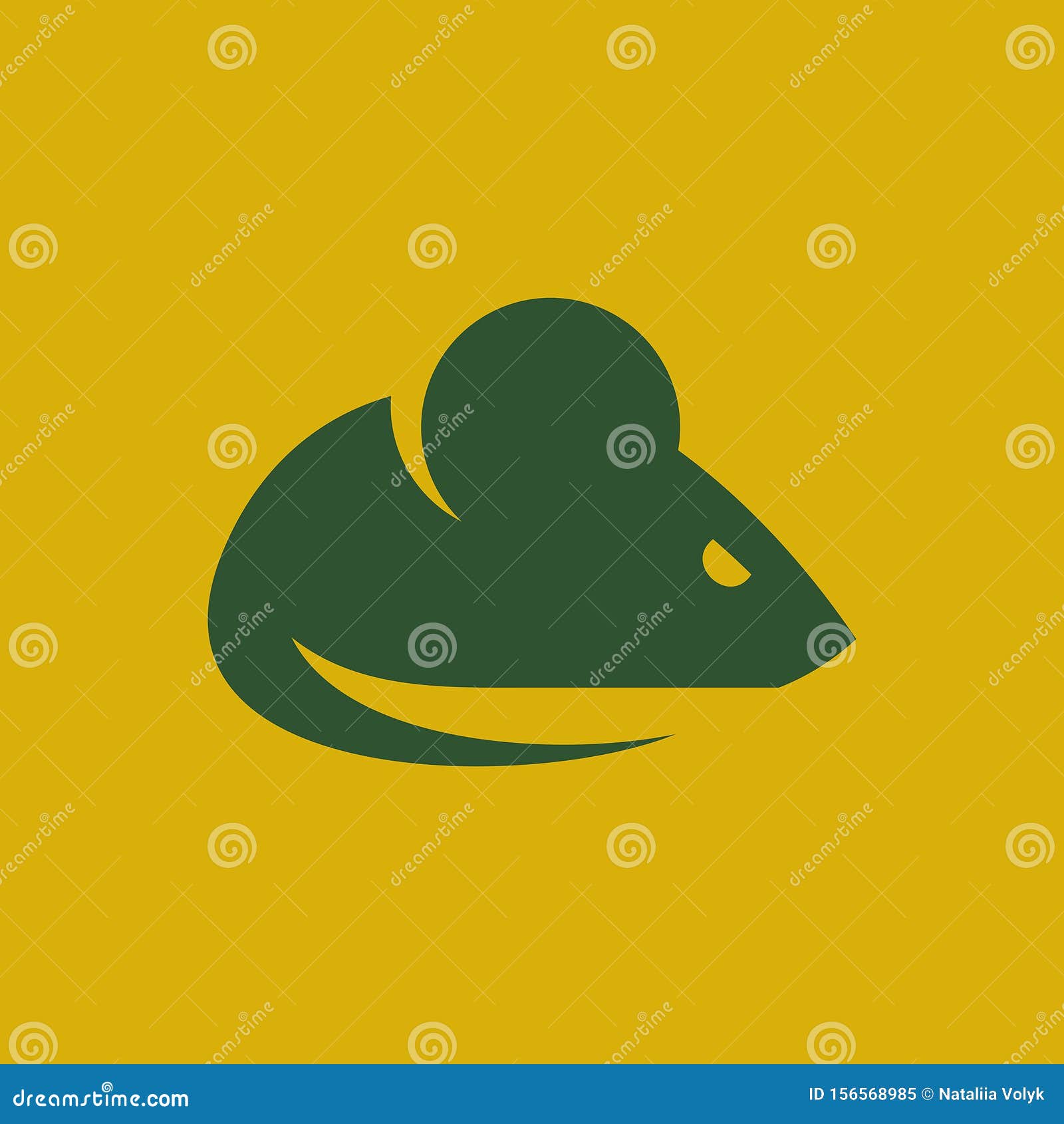 Logotipo do rato ilustração do vetor. Ilustração de isolado - 156568985