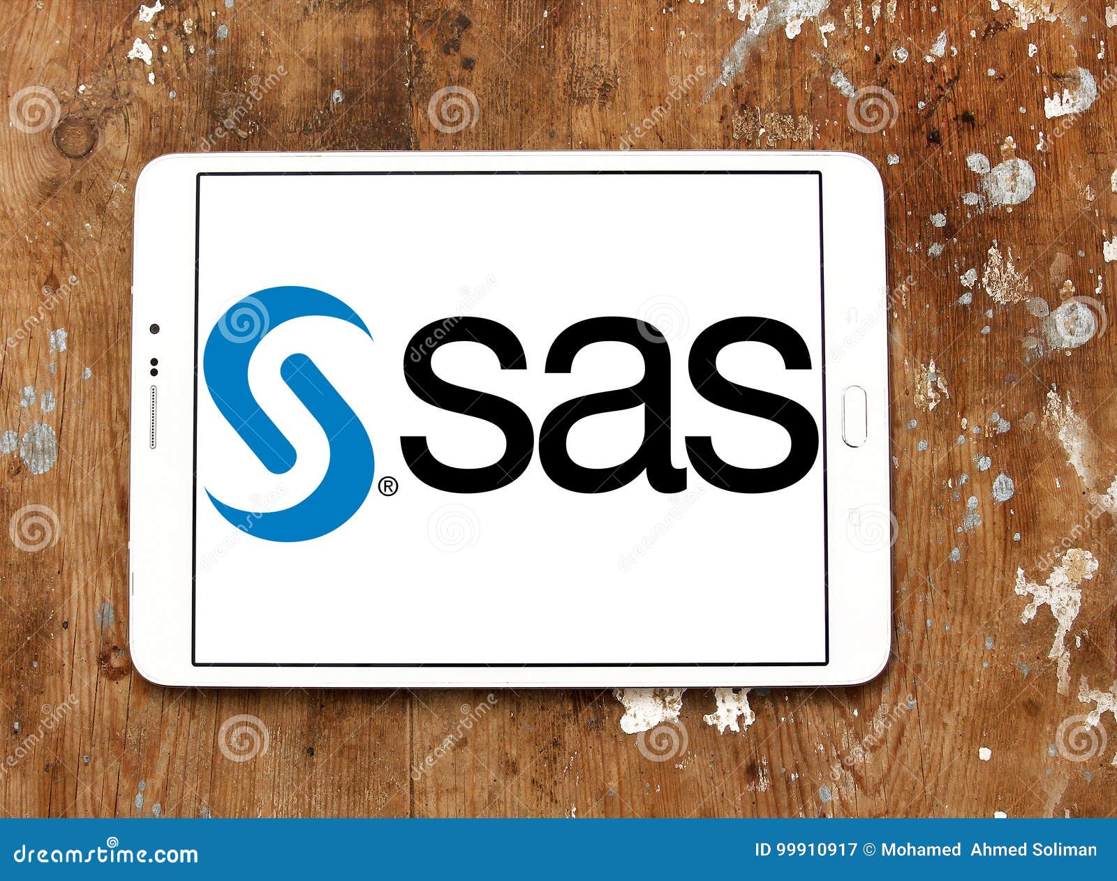 Logotipo Do Software Do SAS Fotografia Editorial - Imagem de dados ...