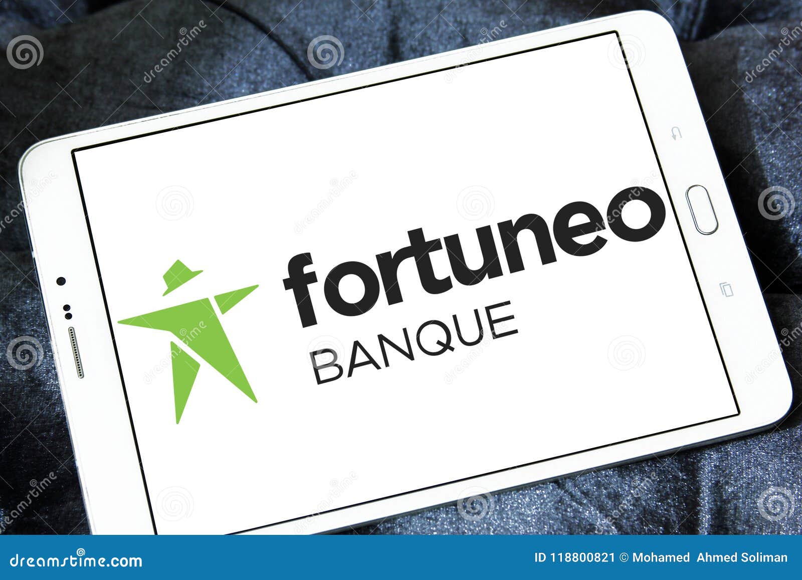 Logotipo Em Linha Do Banco De Fortuneo Foto Editorial - Imagem de ...