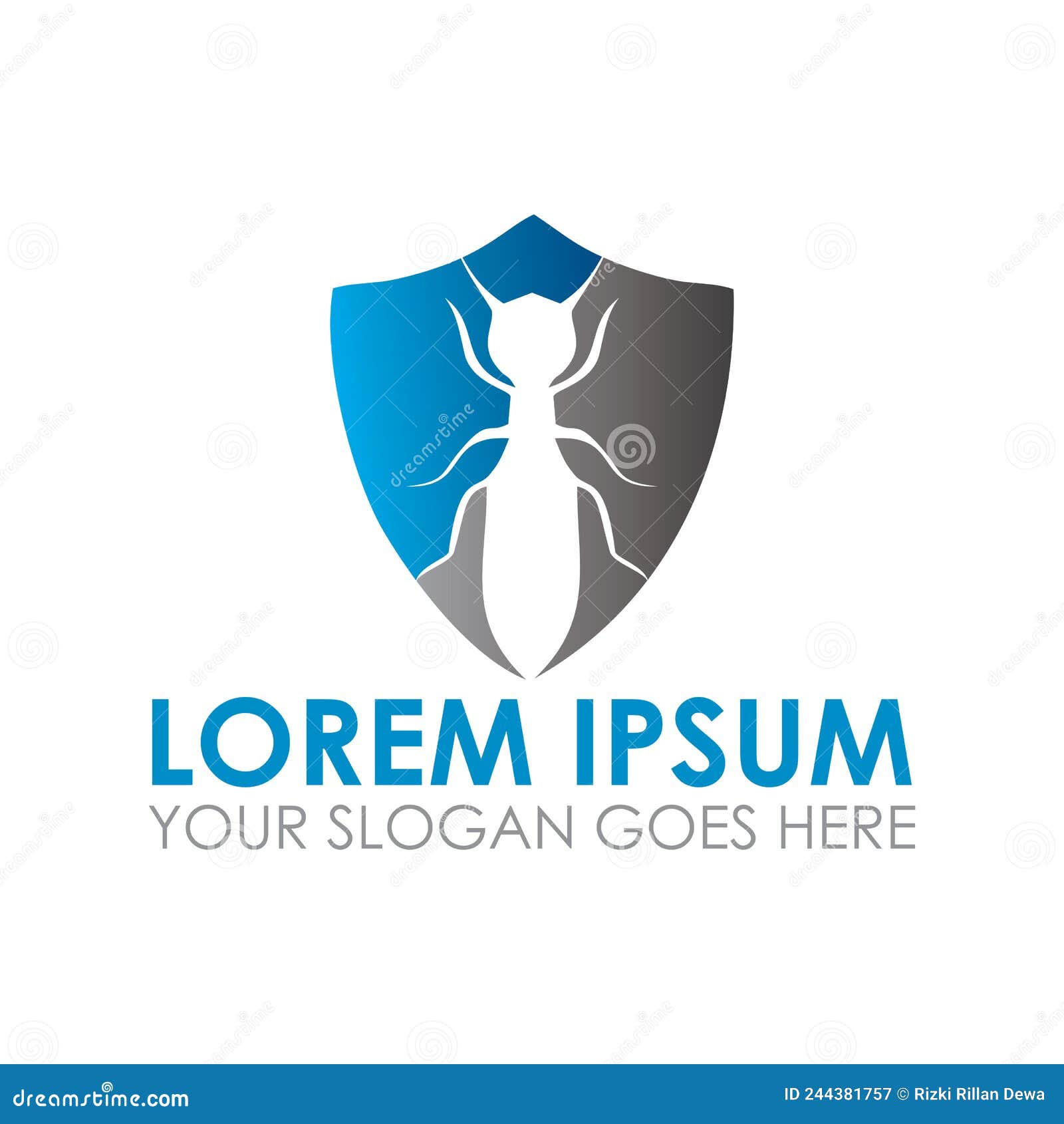 Logotipo Insecticida Vectorial De Control De Plagas Ilustración del ...