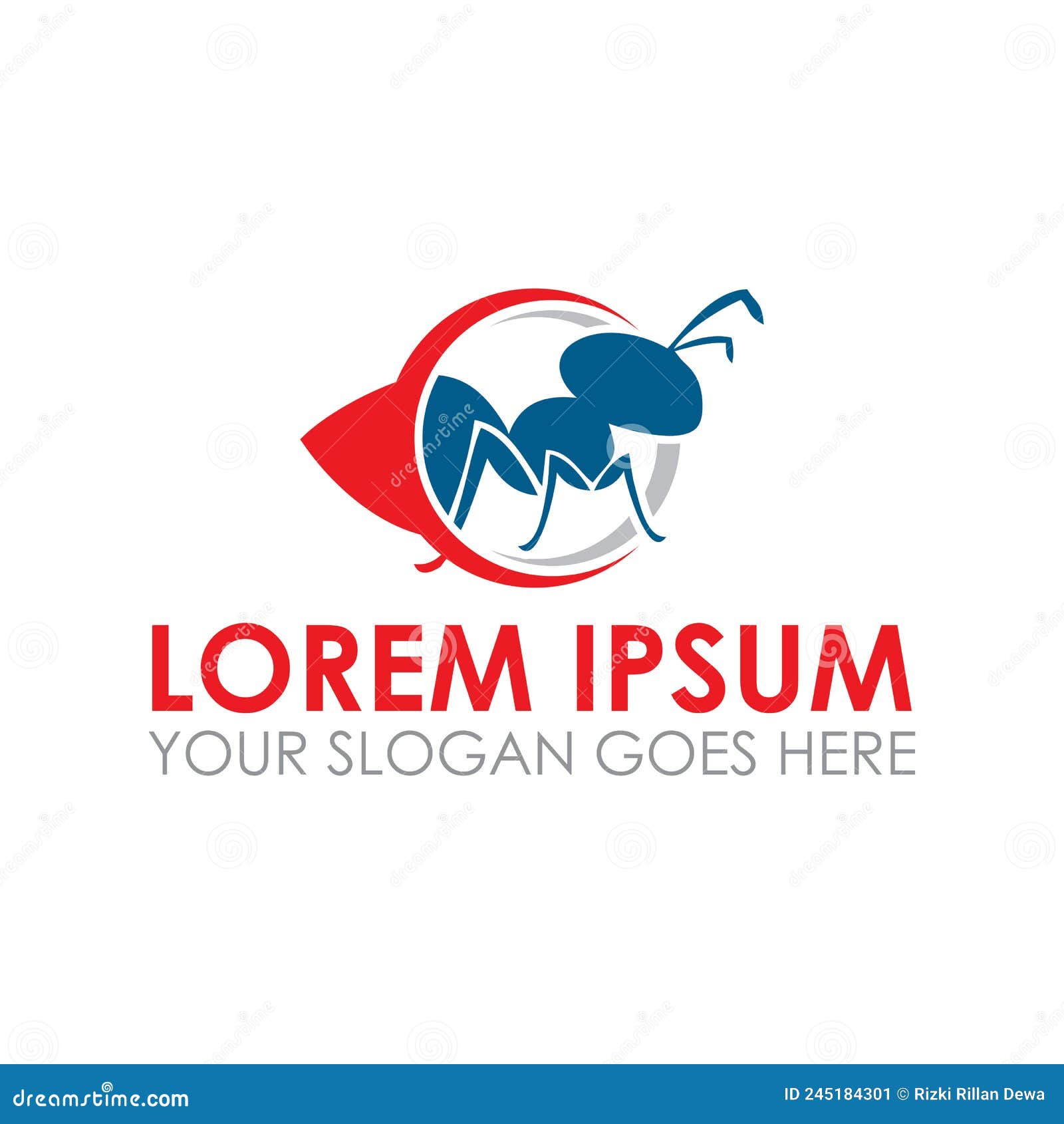 Logotipo Insecticida Vectorial De Control De Plagas Stock de ...