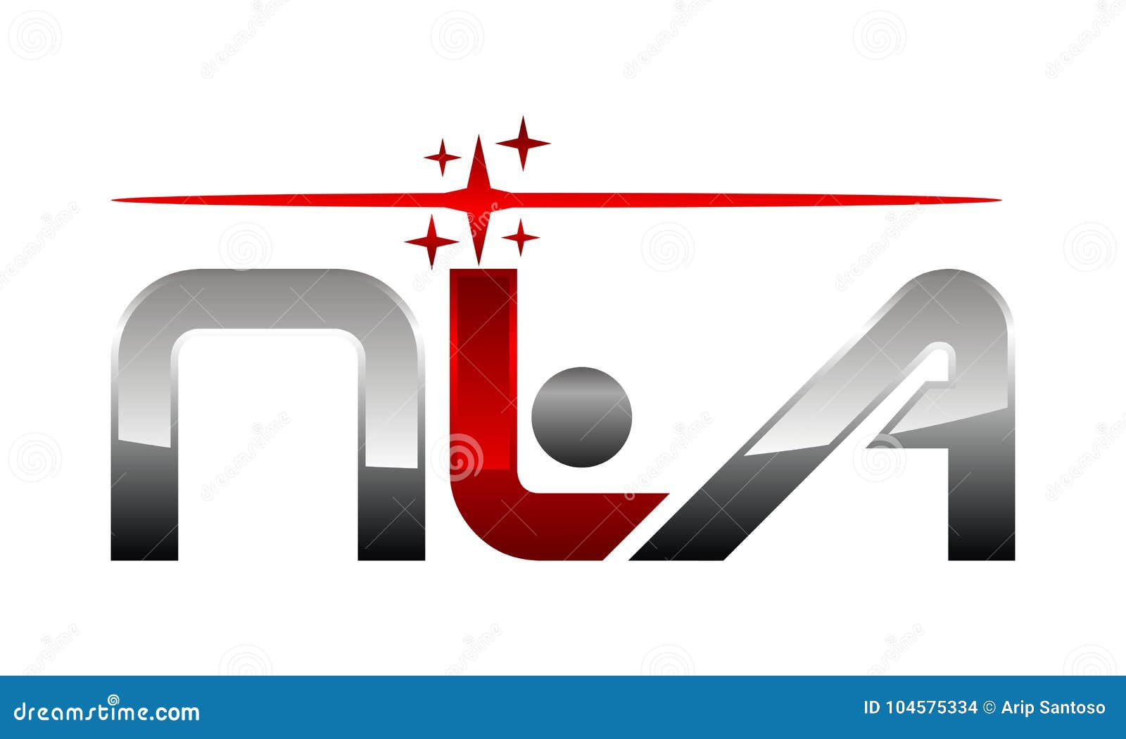 Logotipo Moderno De La Letra LNA Ilustración del Vector - Ilustración ...