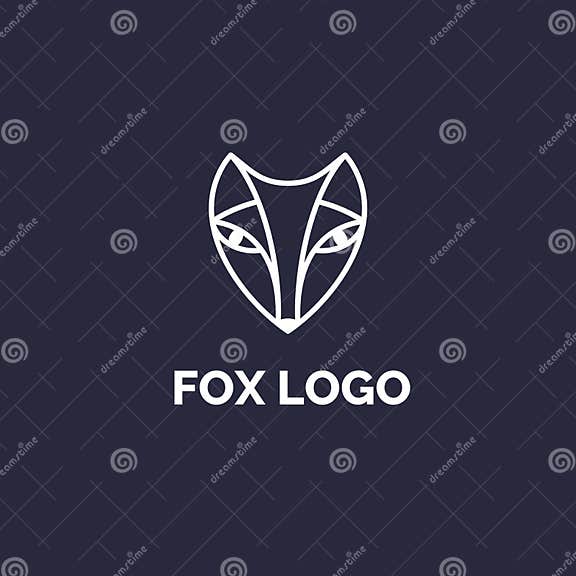 Logotipo Moderno E Emblema Do Fox Do Vetor Ilustração do Vetor ...