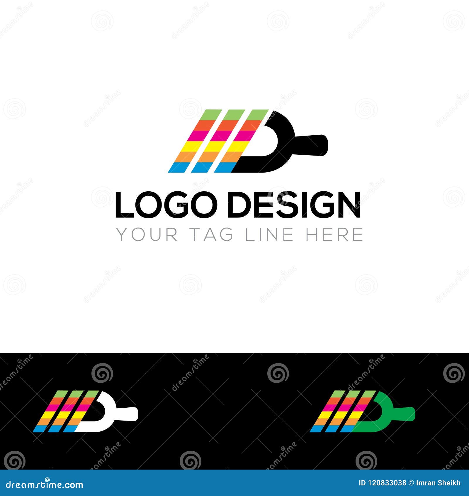 Logotipo Multicolor Logo Vector Illustration Ilustración del Vector ...