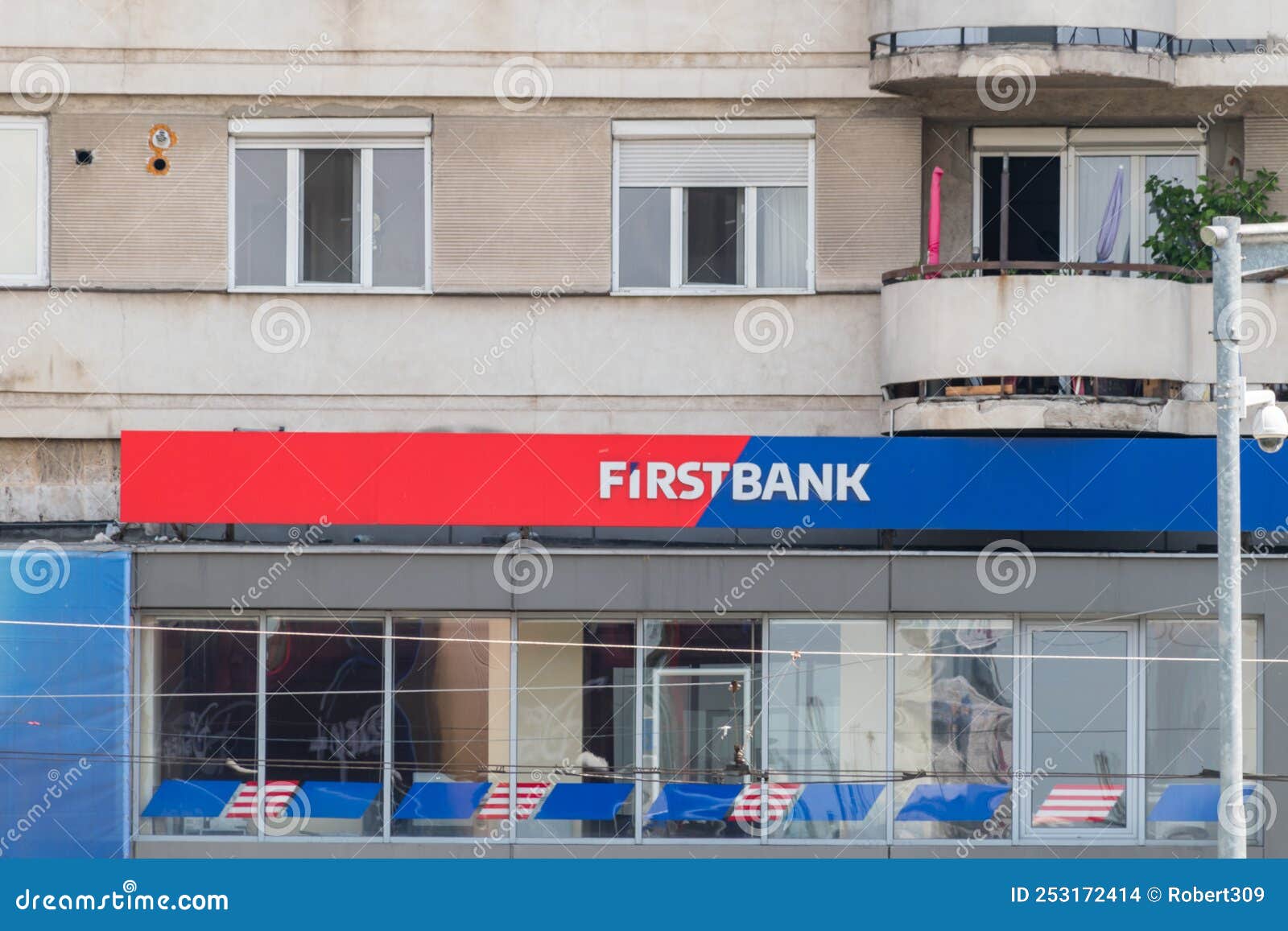 Logotipo Para El Primer Banco Imagen de archivo editorial - Imagen de ...