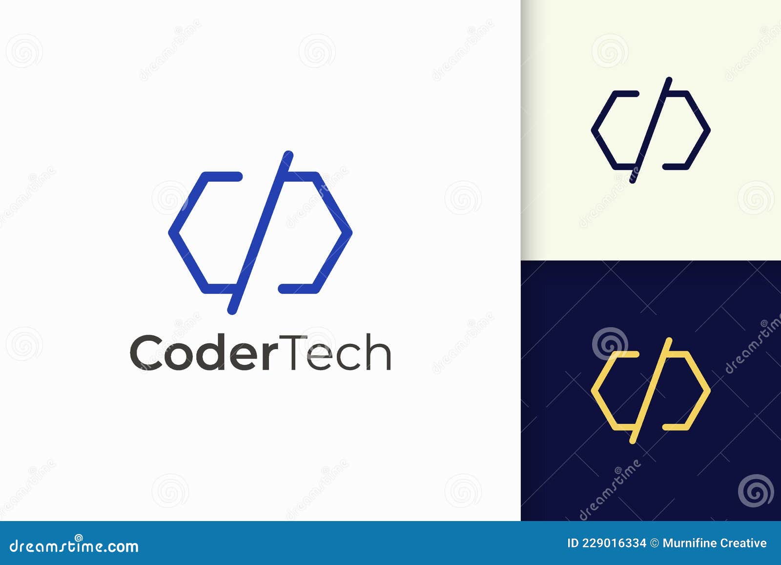 Logotipo Programador Ou Desenvolvedor Em Simples E Moderno Para Empresa ...