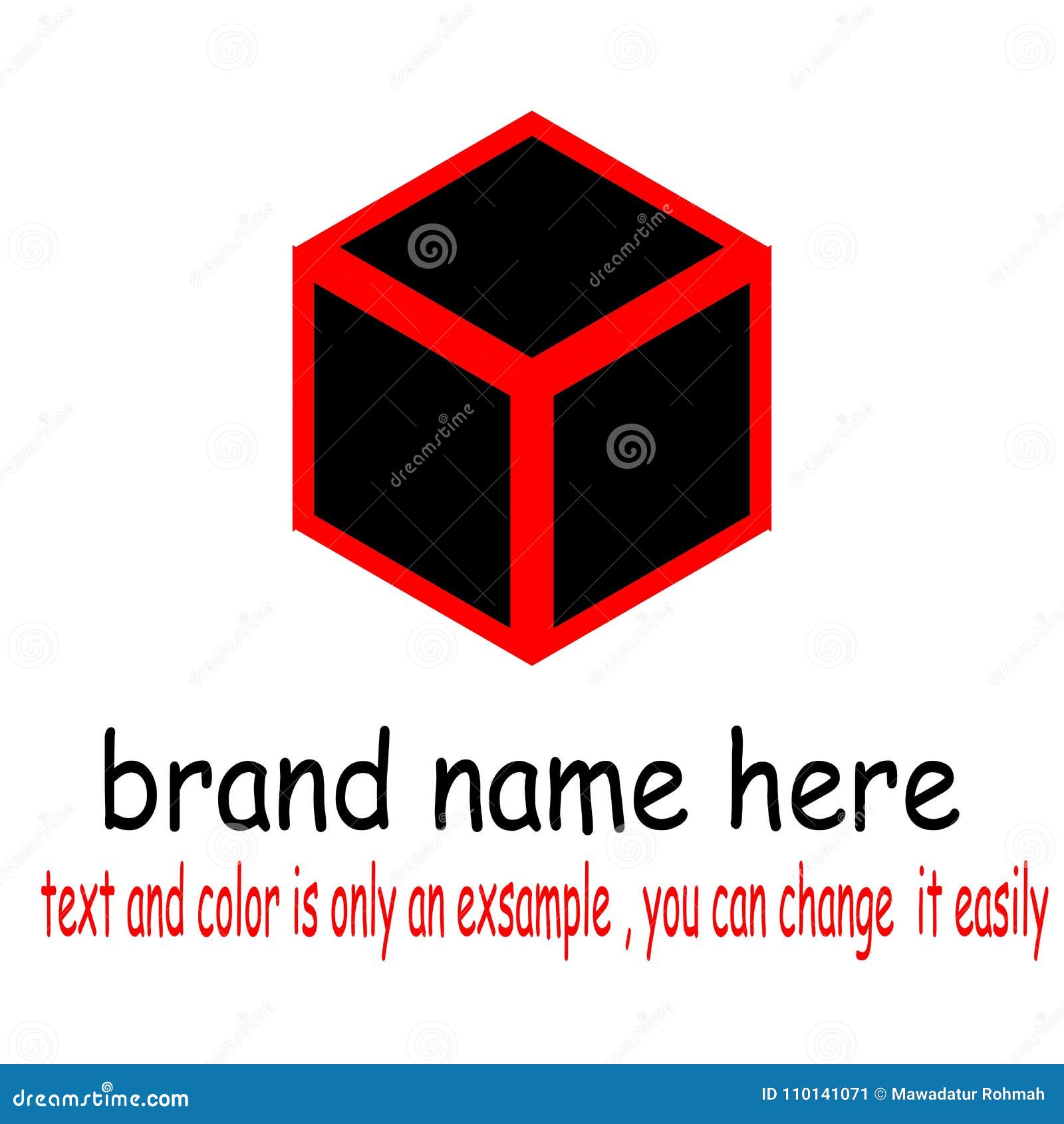 Logotipo quadrado criativo ilustração do vetor. Ilustração de projeto ...