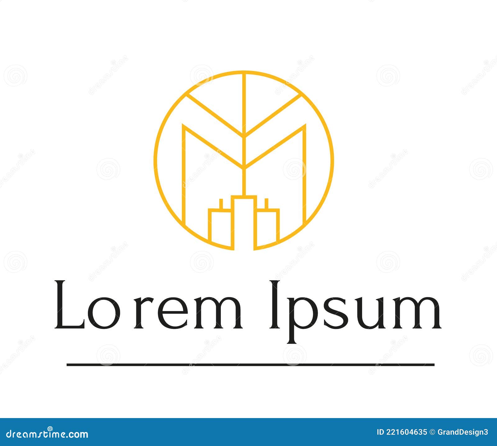 Logotipo Redondo Com Letra M. Vetor Ilustração do Vetor - Ilustração de ...