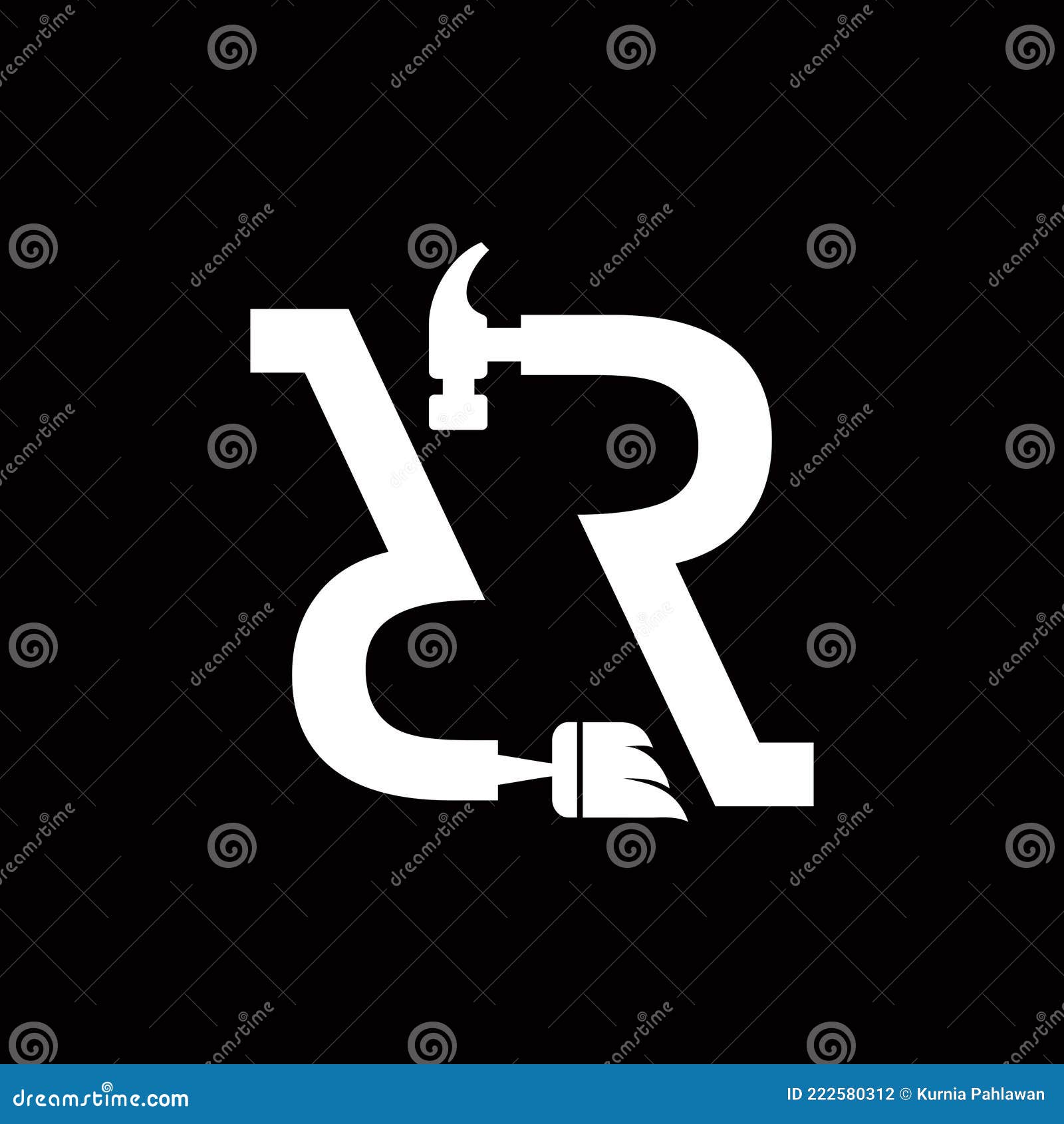 Logotipo Rr Vetor Do Logotipo in Ital Rr Ilustração Stock - Ilustração ...