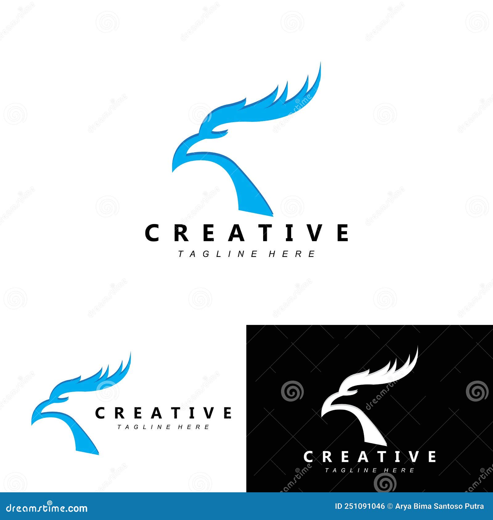 Logotipo Simple Del Vector De Icono De Ave Animal Ilustración del ...