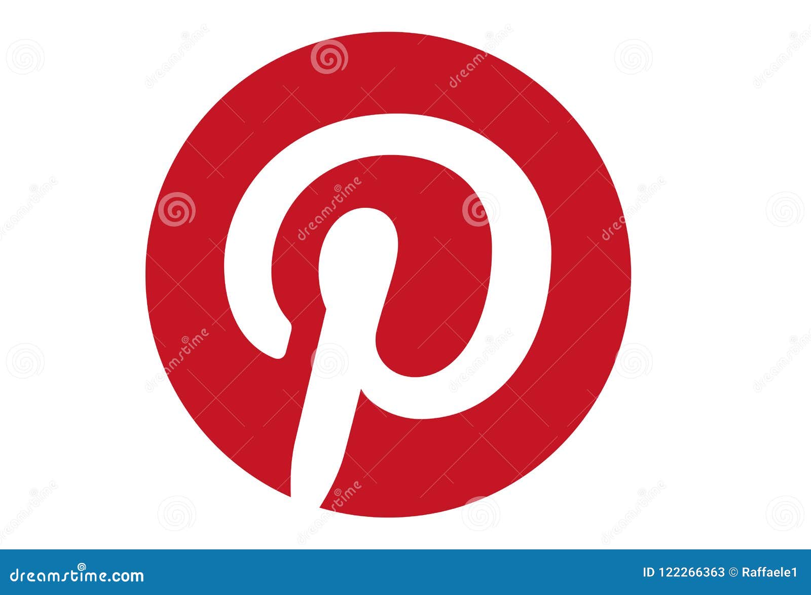 Logotipo Social De Pinterest Medios Foto de archivo editorial ...