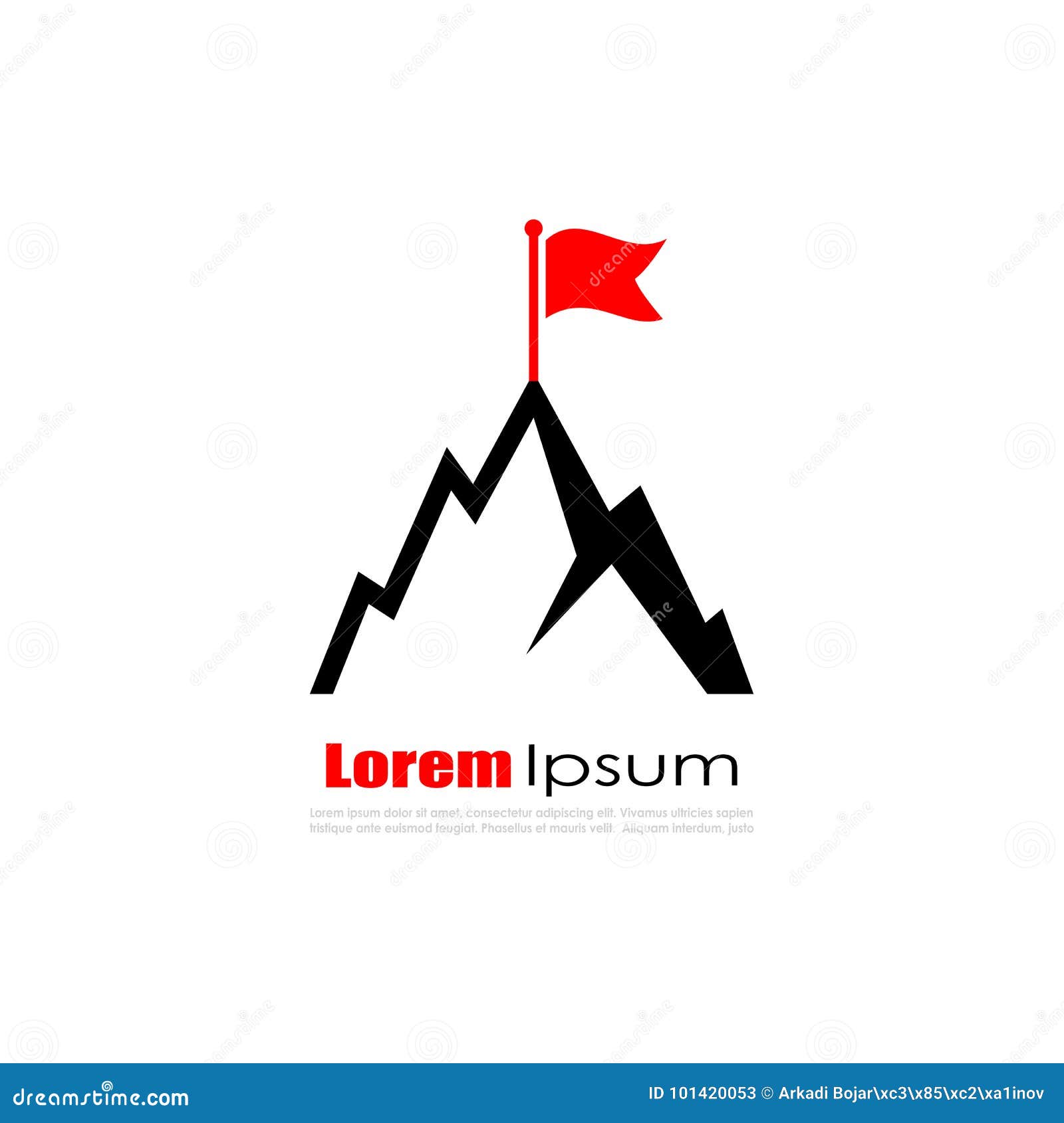 Logotipo Superior Del Vector Del Logro Ilustración del Vector ...