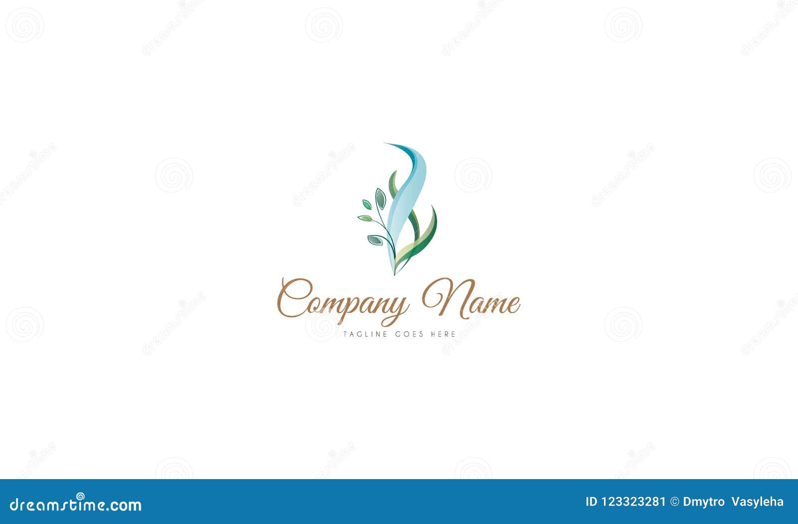 Logotipo Verde Del Vector De La Vida Ilustración del Vector ...