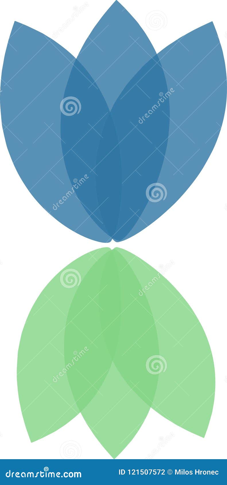 Logotipo Violeta Azul De La Flor Stock de ilustración - Ilustración de ...