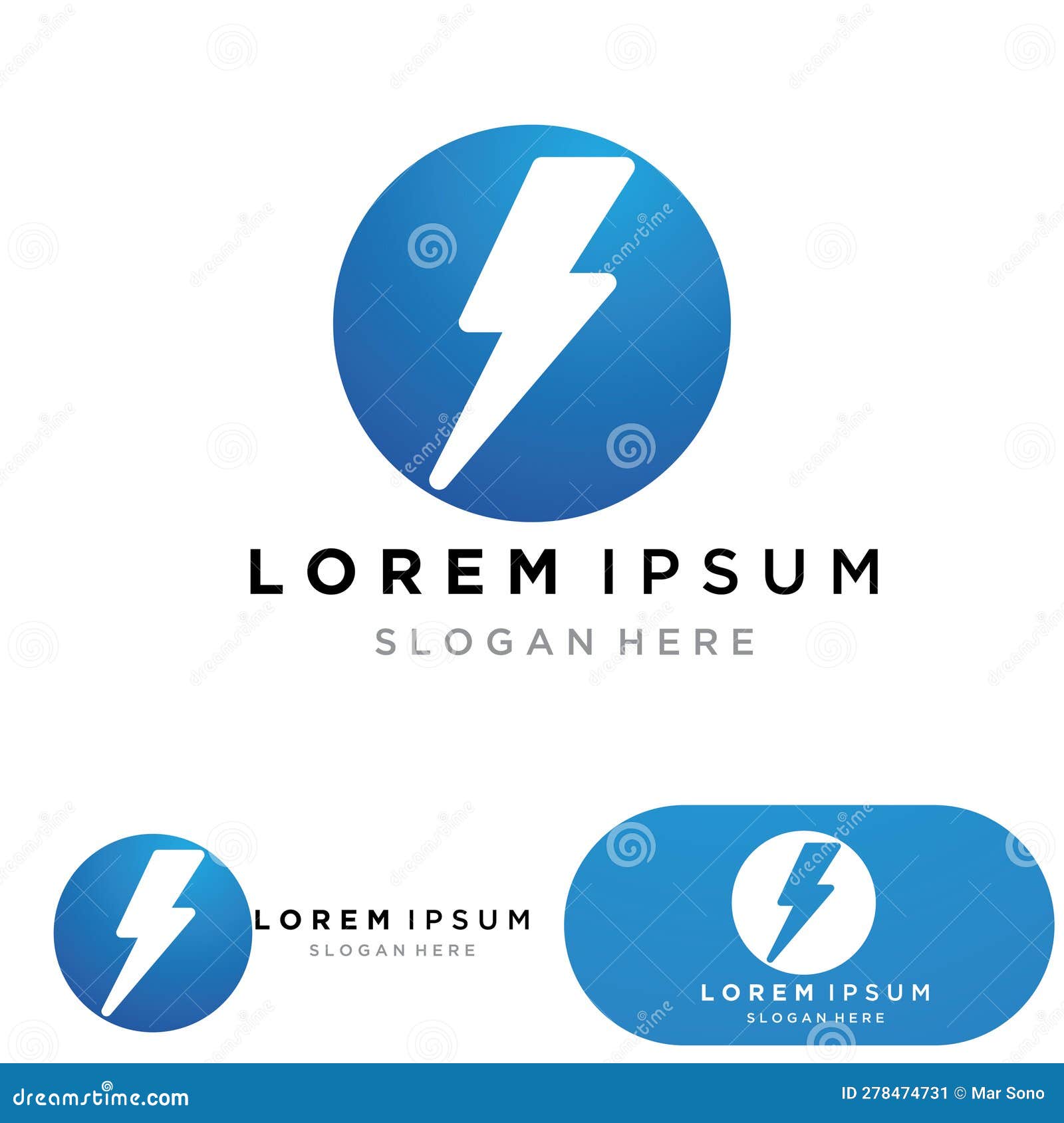 Logotipo Y Vector De Símbolo Del Perno Ilustración del Vector ...