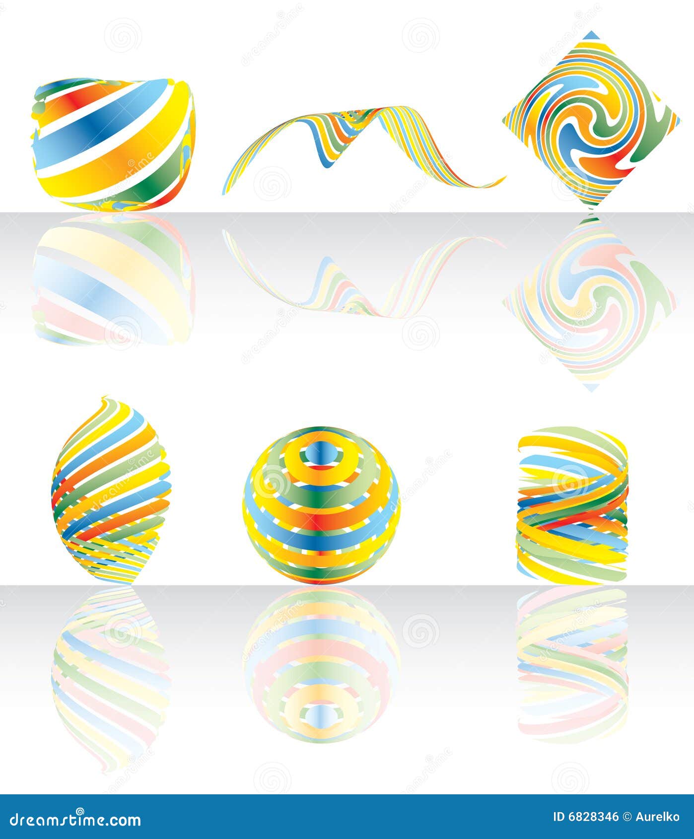 Logotipos coloridos ilustração do vetor. Ilustração de incorporado ...