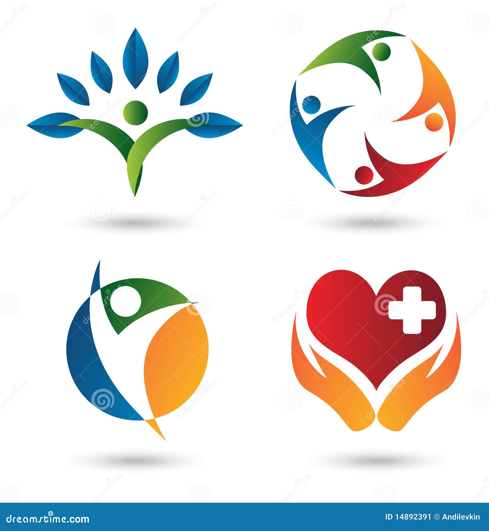 Logotipos Da Saúde Imagem de Stock - Imagem: 14892391