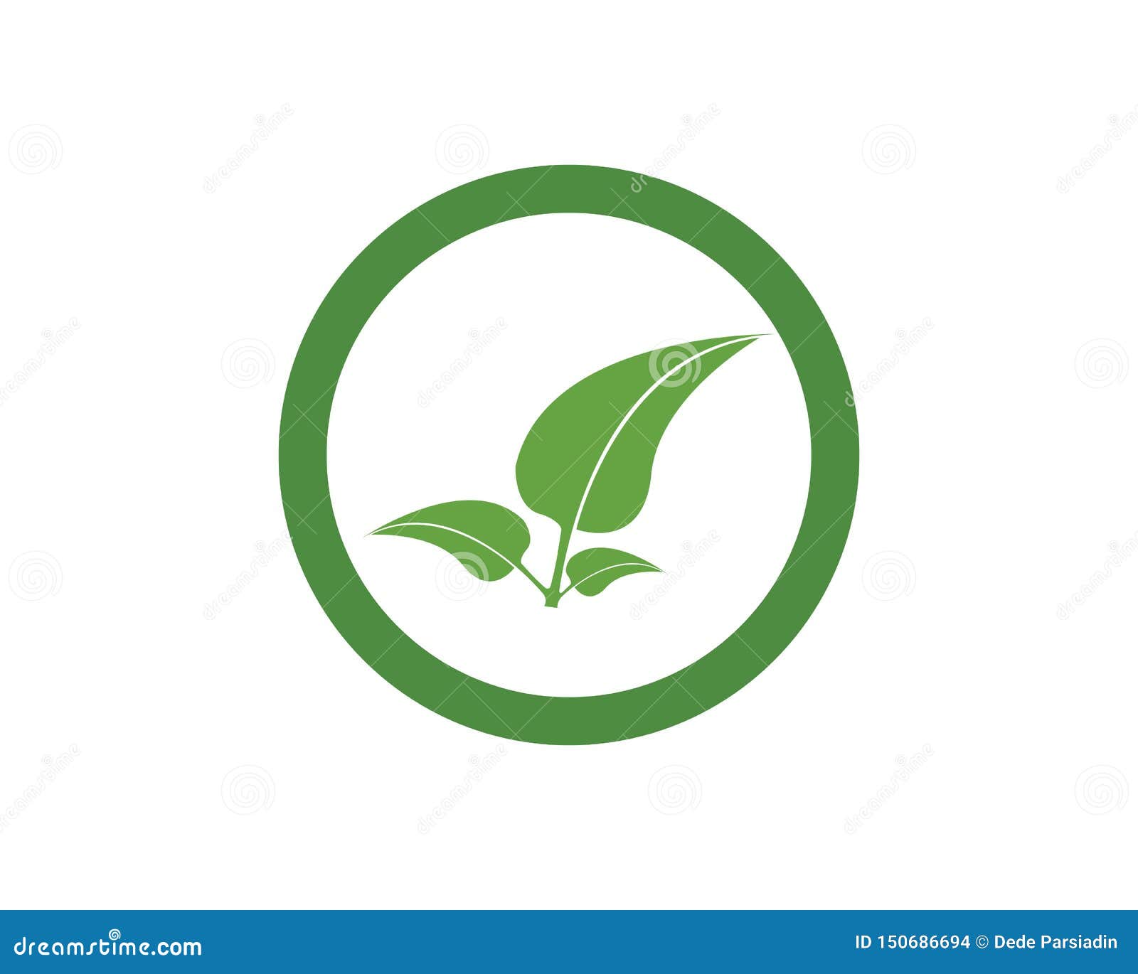 Logotipos De La Ecolog?a Verde De La Hoja Del ?rbol Ilustración del ...