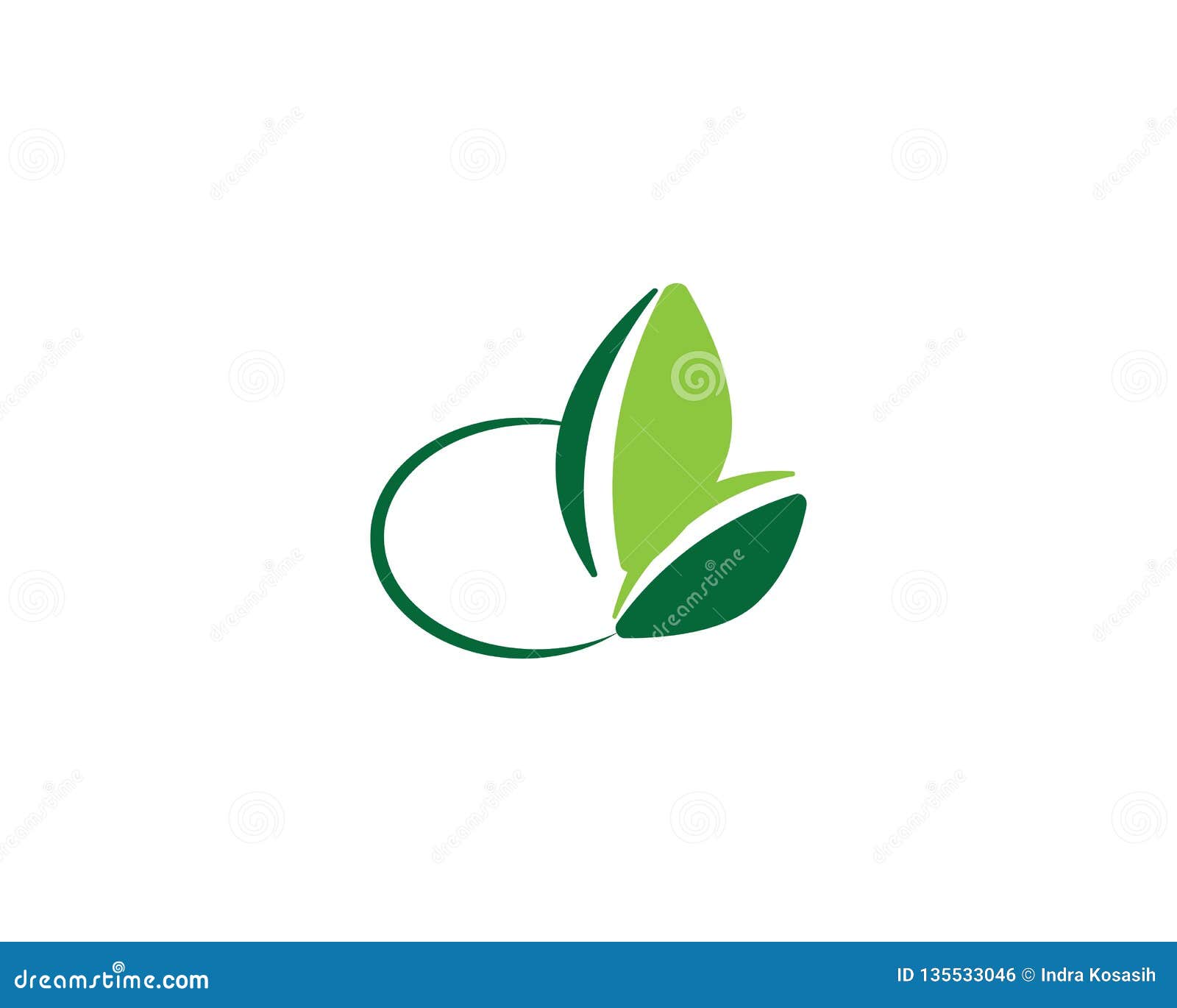 Logotipos del verde ilustración del vector. Ilustración de forma ...