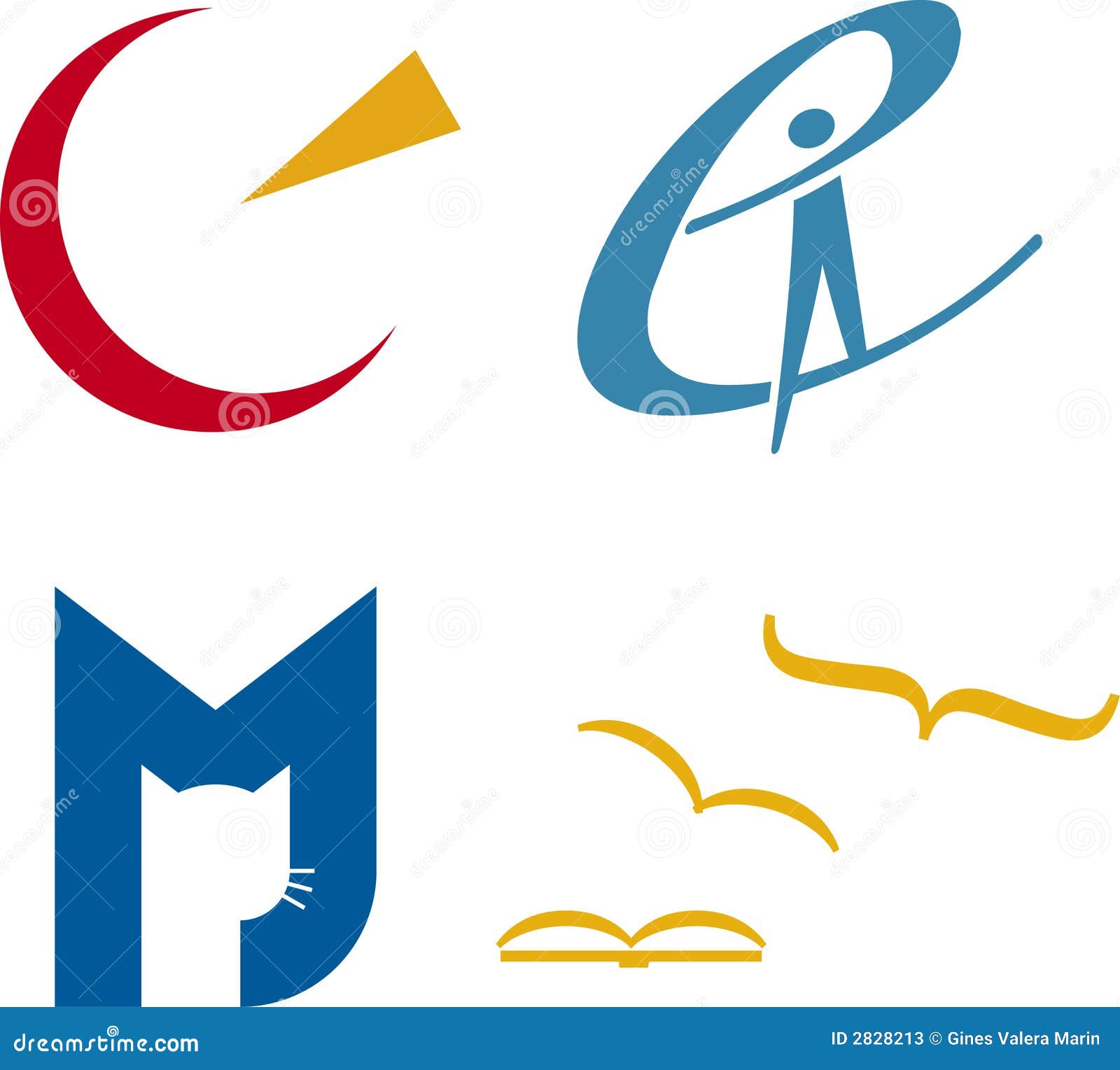 Logotipos Do Conceito (vetor) Ilustração do Vetor - Ilustração de ...