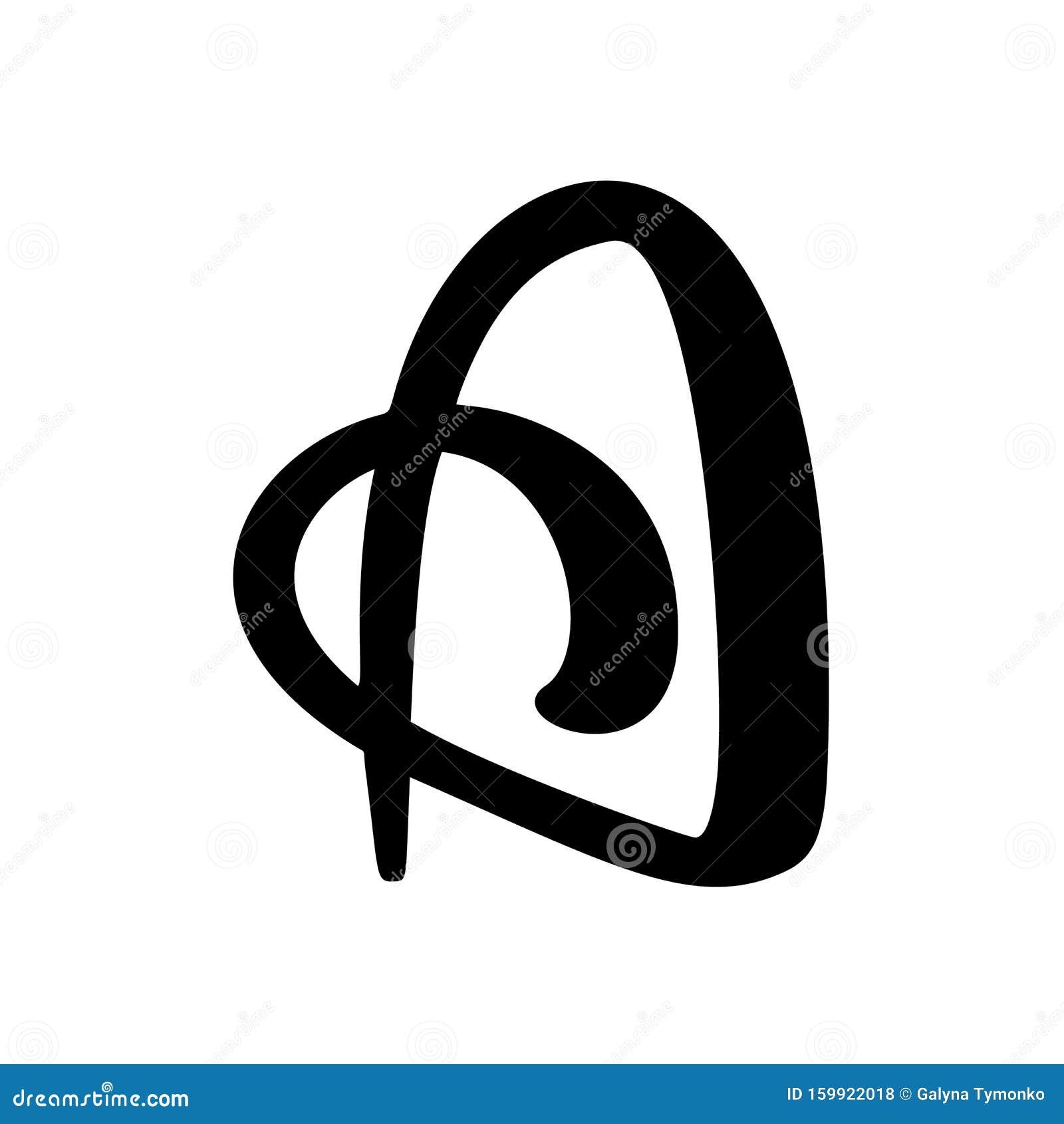 Logotyp in Form Des Buchstabens a, Abstract Stilisierte Alphabet-Logo ...