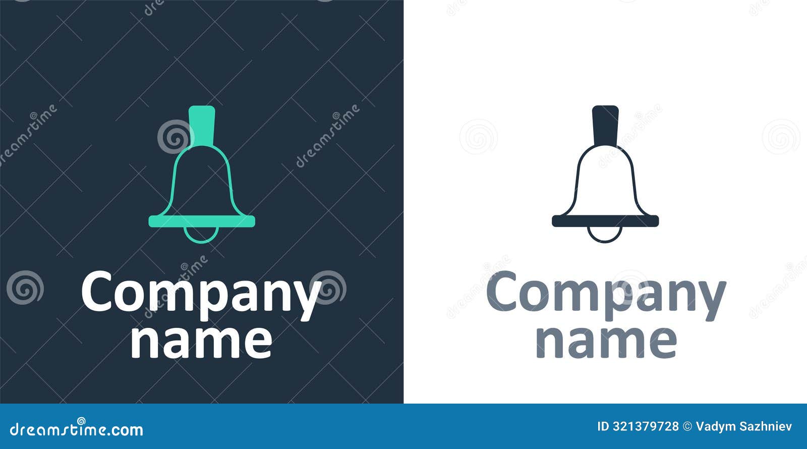 Logotype Boxing Bell Icon Isolated on White Background. Logo Design ...