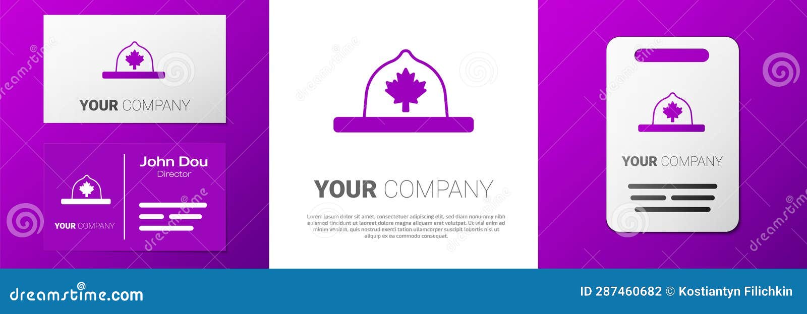 Logotype Canadian Ranger Hat Uniform Icon Isolated on White Background ...