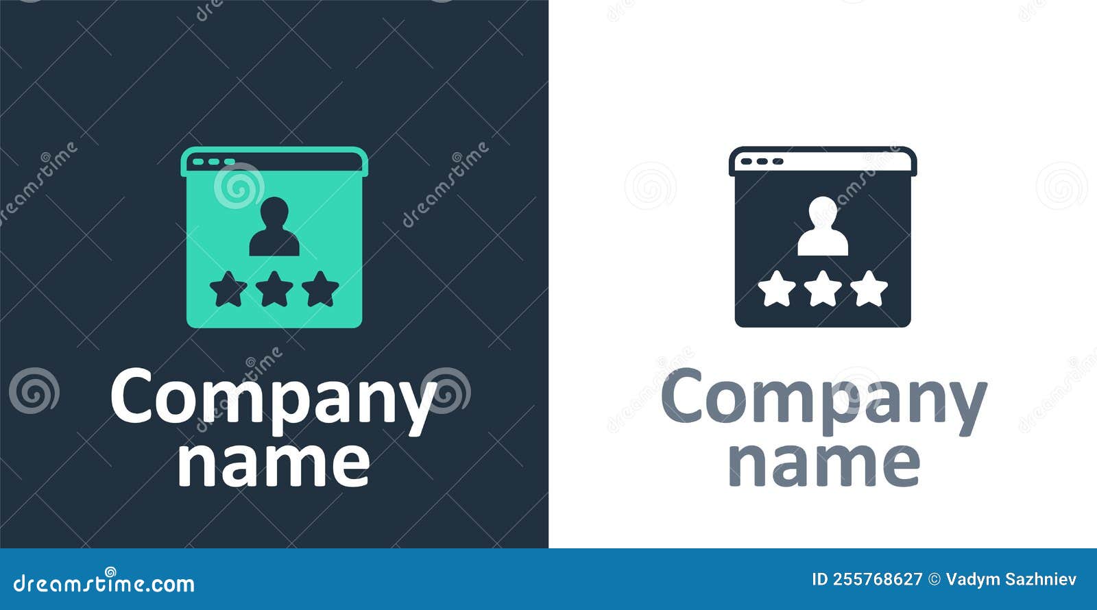 Logotype Consumer or Customer Product Rating Icon Isolated on White ...