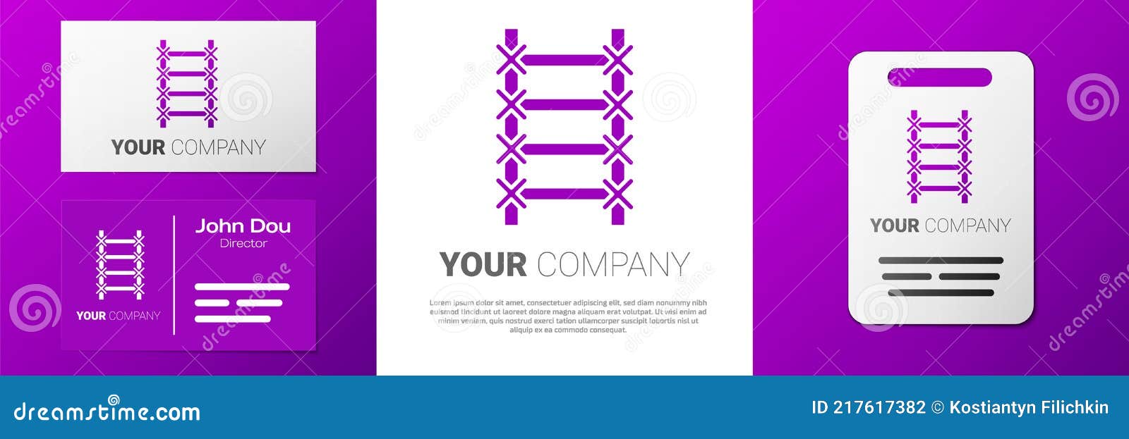 Logotype Fire Escape Icon Isolated on White Background. Pompier Ladder ...