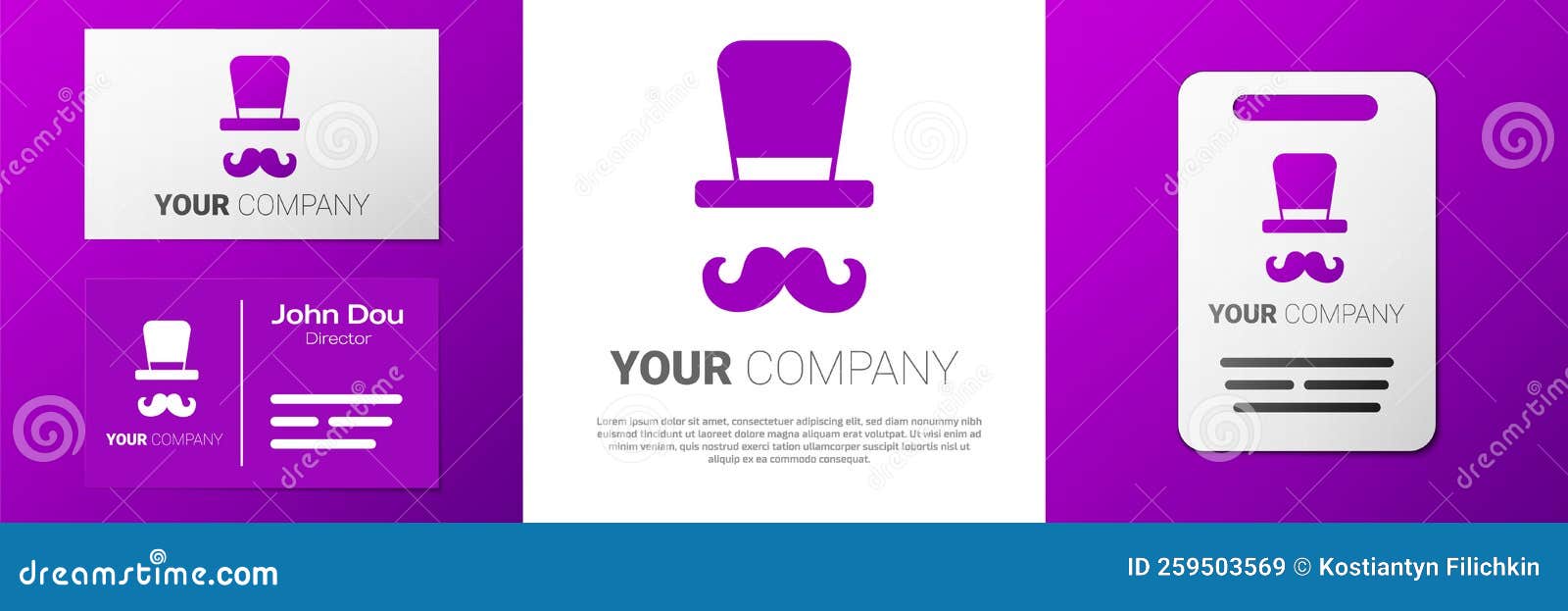 Logotype Magician Icon Isolated on White Background. Logo Design ...