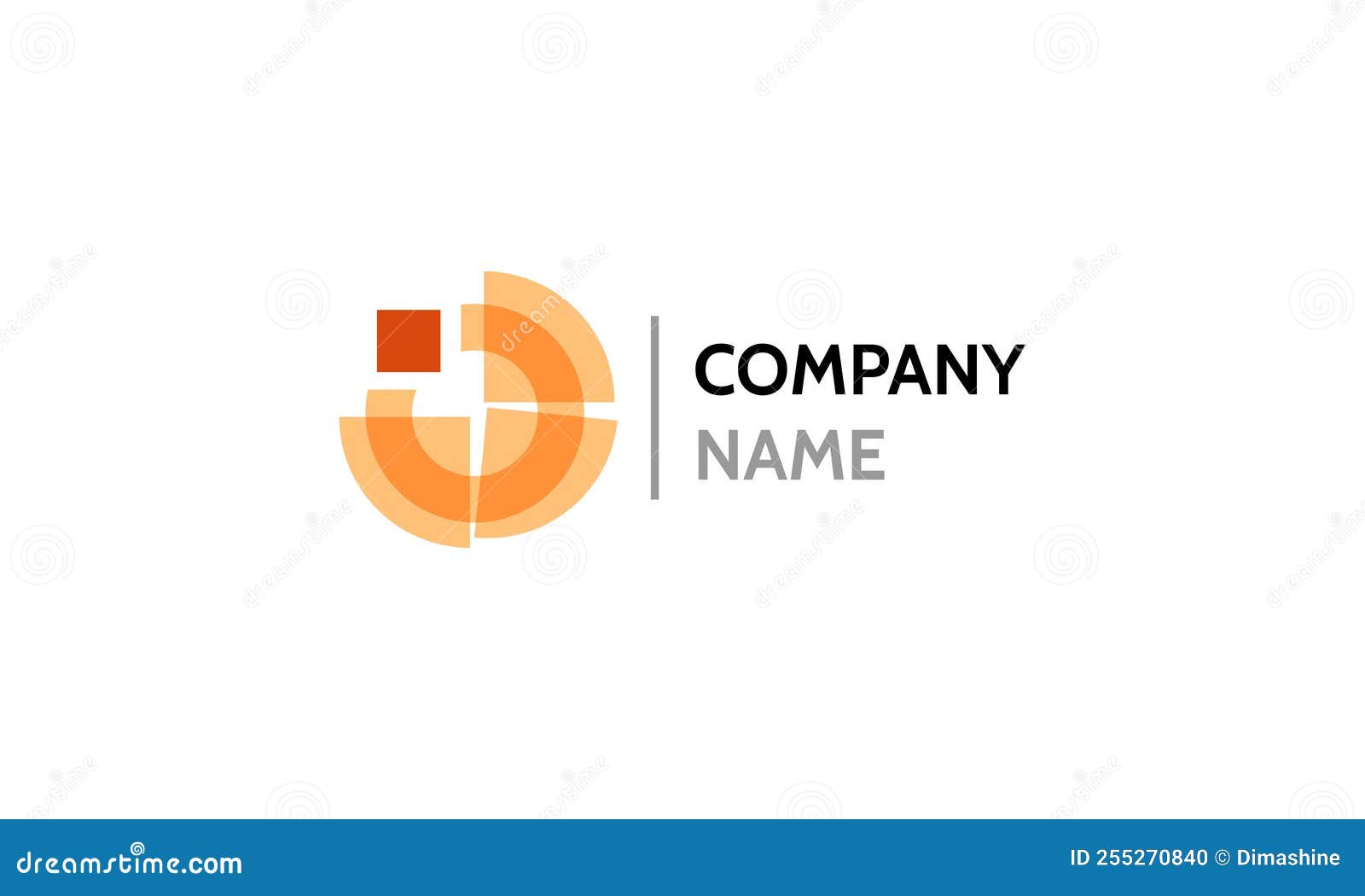 Logotype Orange, Red, Circle Geometric Symbol Simple, Isolated Vector ...